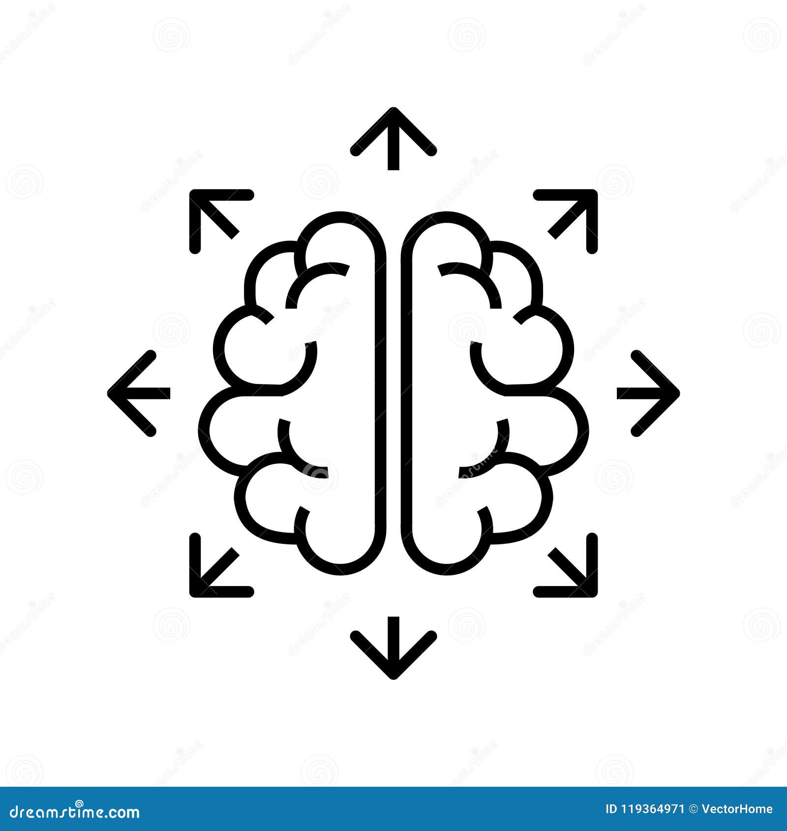 Change Thinking Icon, Vector Illustration Stock Vector - Illustration ...