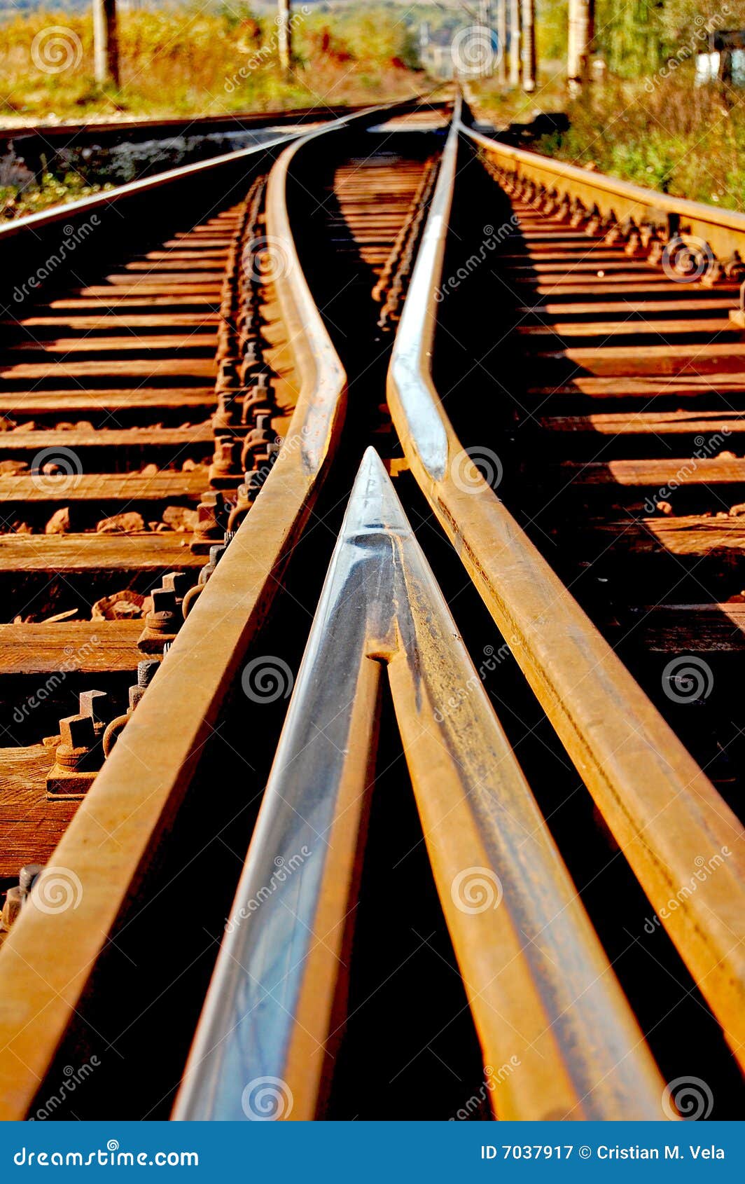 Change tracks stock image. Image of railway, patterns - 7037917