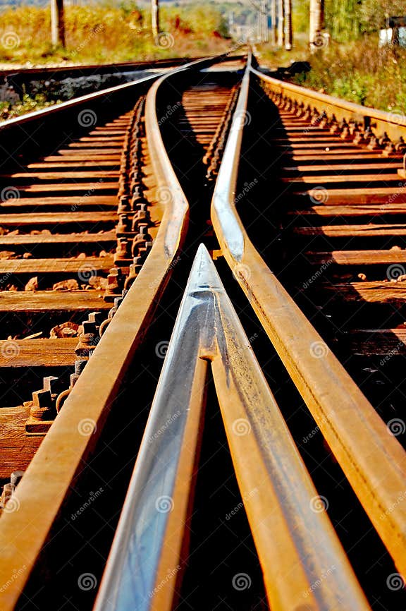 Change tracks stock image. Image of railway, patterns - 7037917