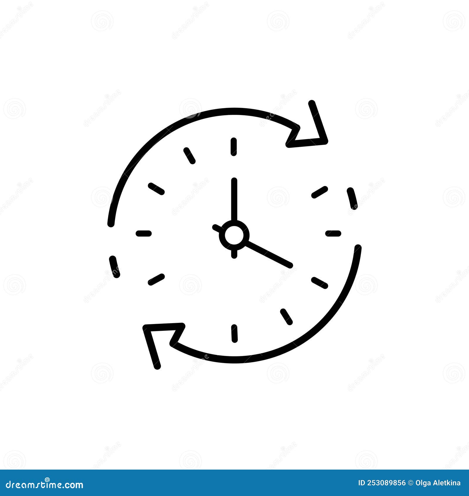 Change or Update Date Icon, Forward or Back Time on Clock, Reverse Time ...
