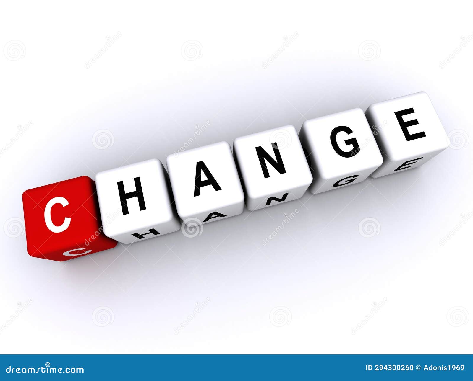 Change word block on white stock photo. Image of update - 294300260