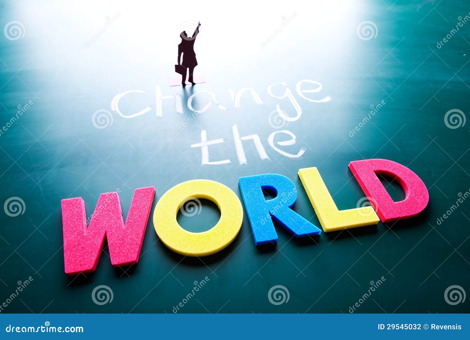 Change the world concept stock photo. Image of build - 29545032