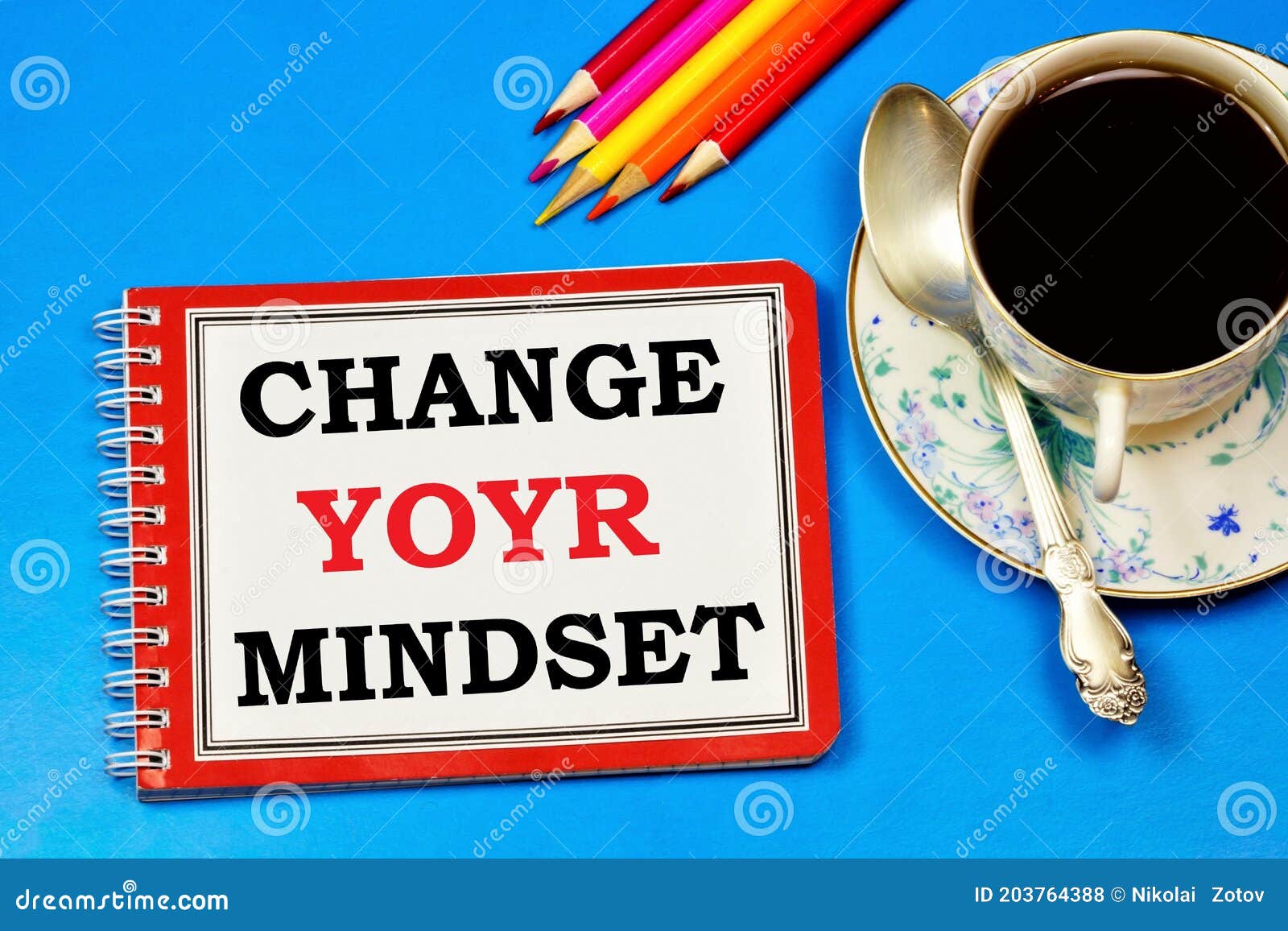 Change Your Mindset. Text Writing on a Notepad, Stock Photo - Image of ...