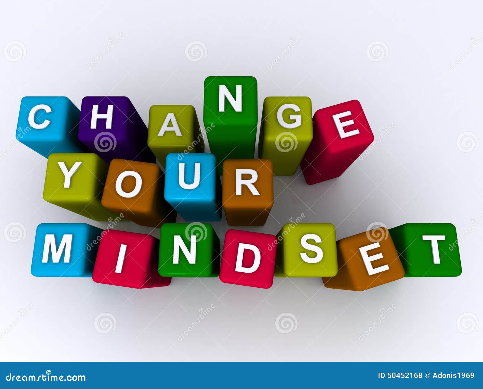 Change your mindset stock illustration. Illustration of spelled - 50452168