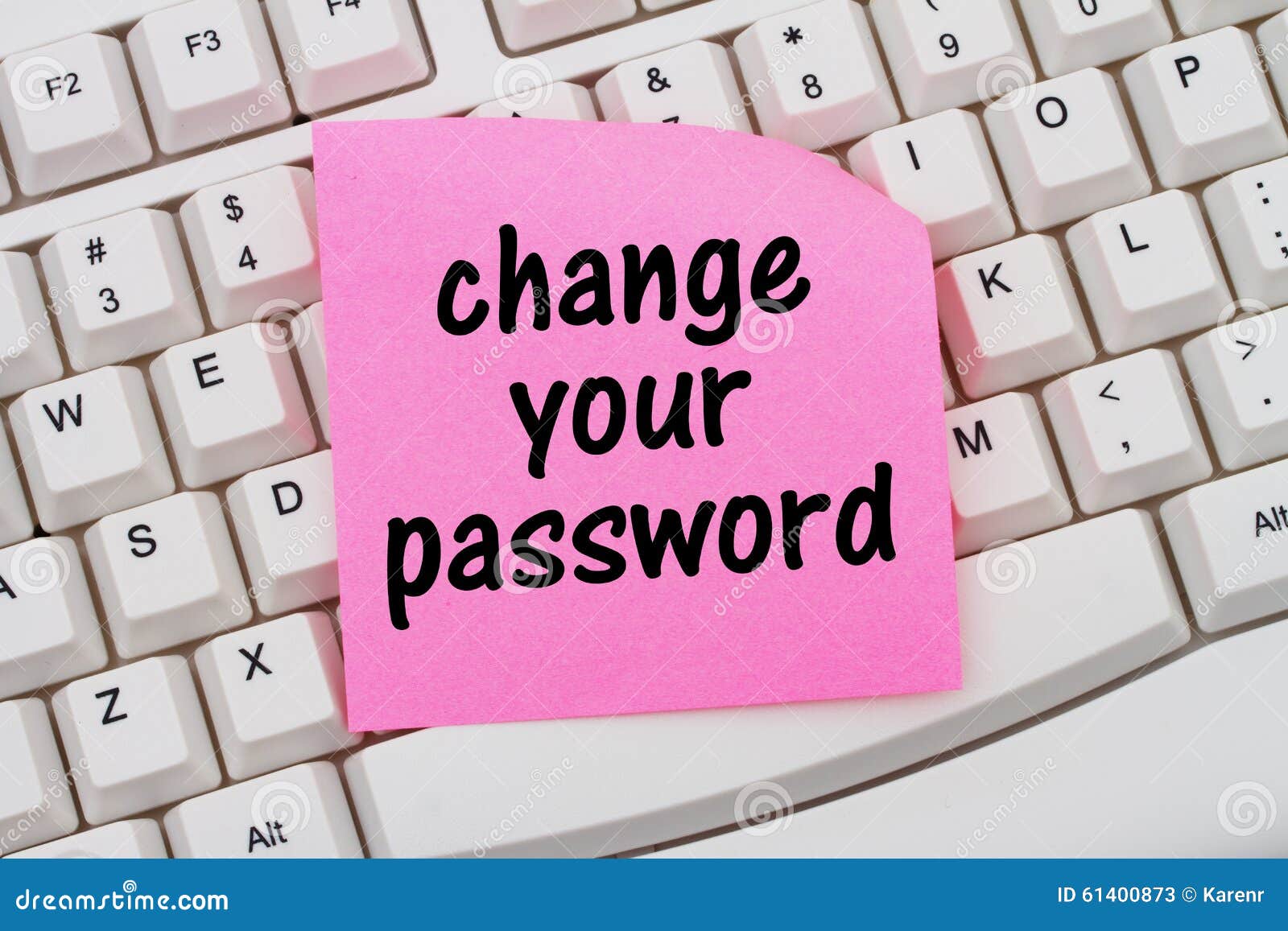 Change your password stock image. Image of concept, network - 61400873