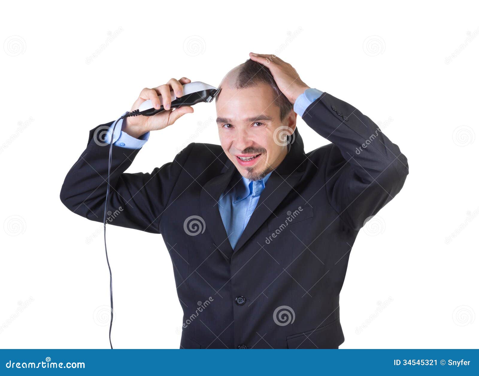 Change yourself. stock image. Image of middle, beard - 34545321