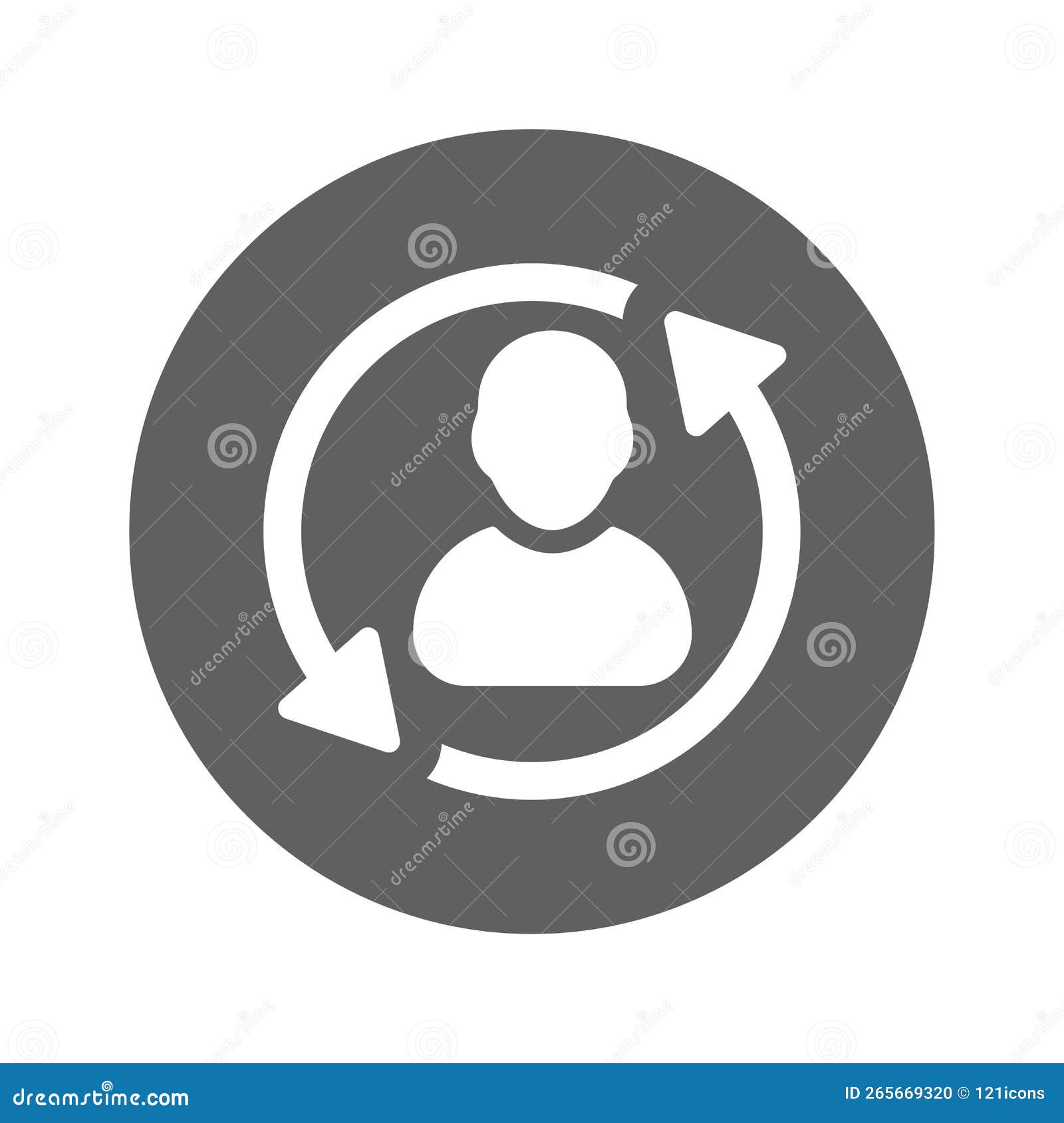 Changeability, Fidget, Inconstancy Icon. Gray Vector Graphics Stock ...