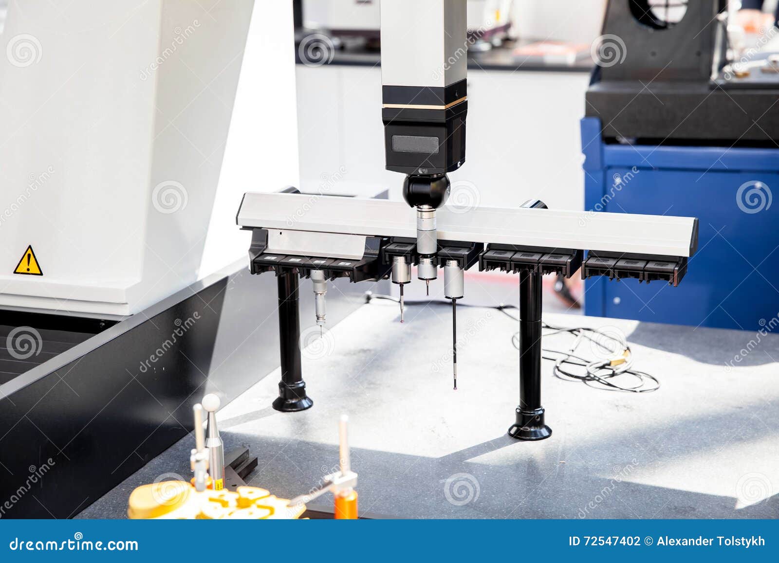 Changer Racks and Probe Modules. Probe Material Stylus Close-up Process ...