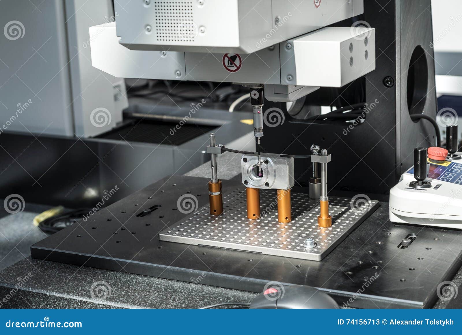 Changer Racks and Probe Modules. Probe Material Stylus Close-up Process ...