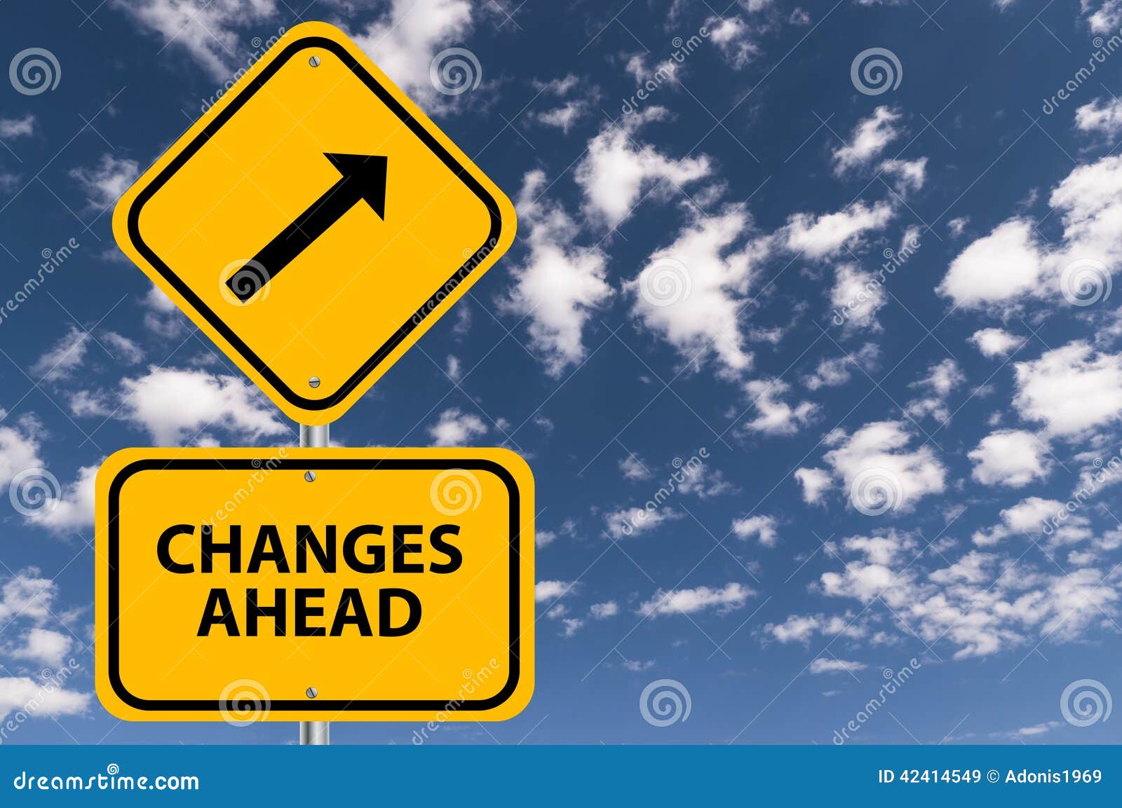 Changes ahead stock illustration. Illustration of abstract - 42414549