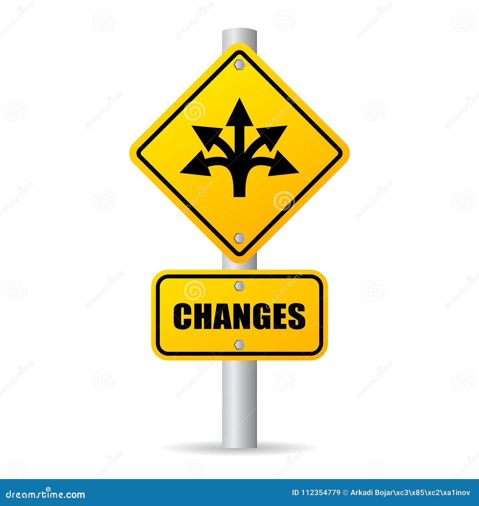 Changes Ahead Cartoon Vector | CartoonDealer.com #26164147