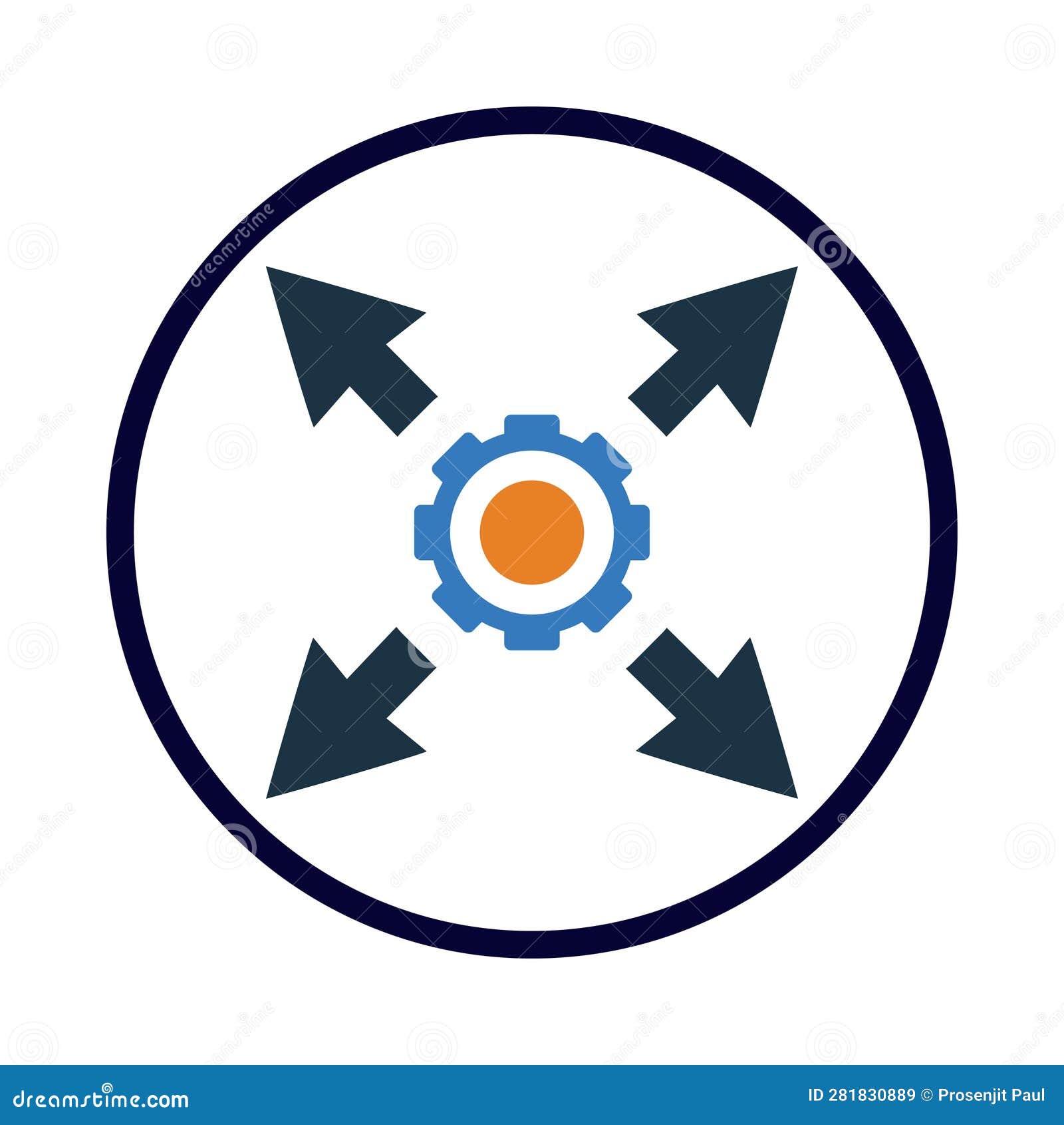 Changes, Cogwheel, Direction, Direction Management, Strategy Icon Stock ...