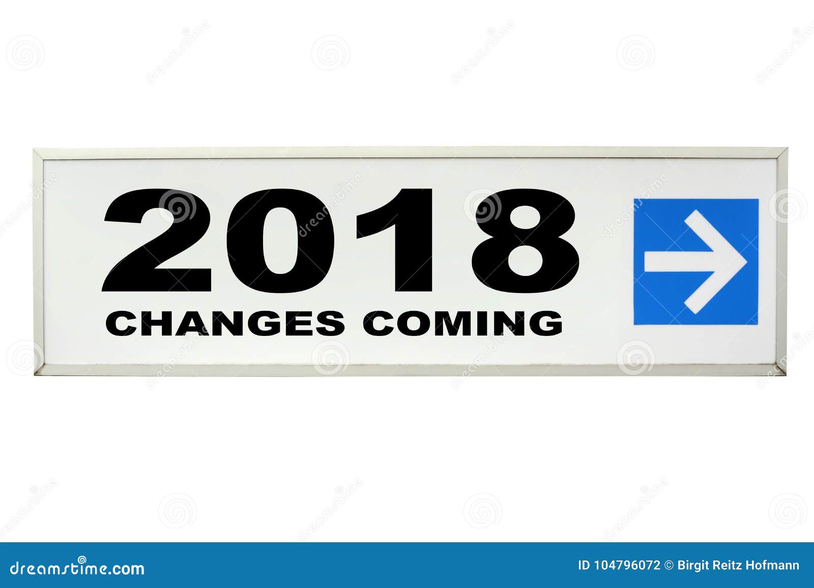 Changes coming in 2018 stock photo. Image of change - 104796072