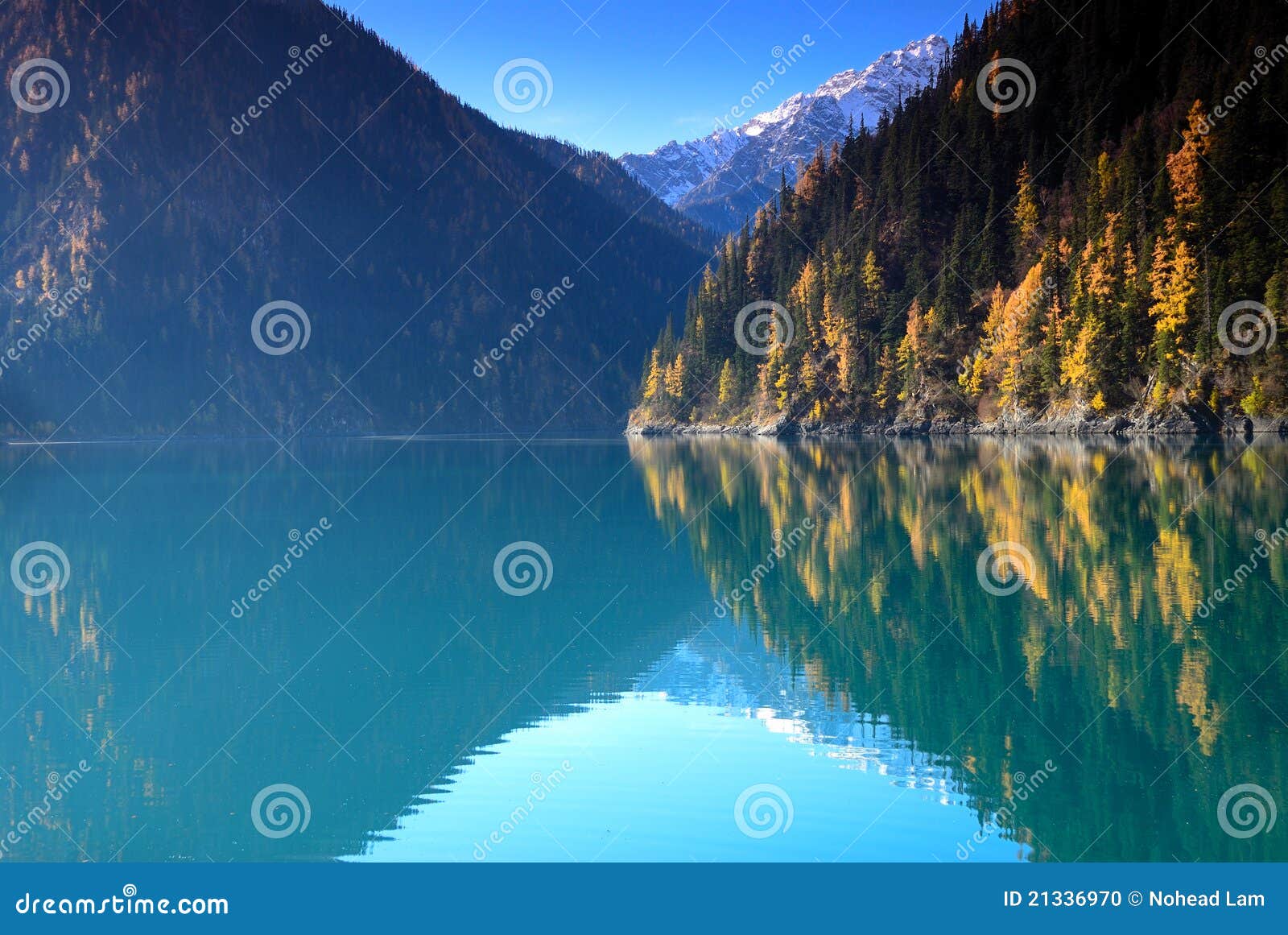 Changhai lake stock photo. Image of sichuan, mountain - 21336970
