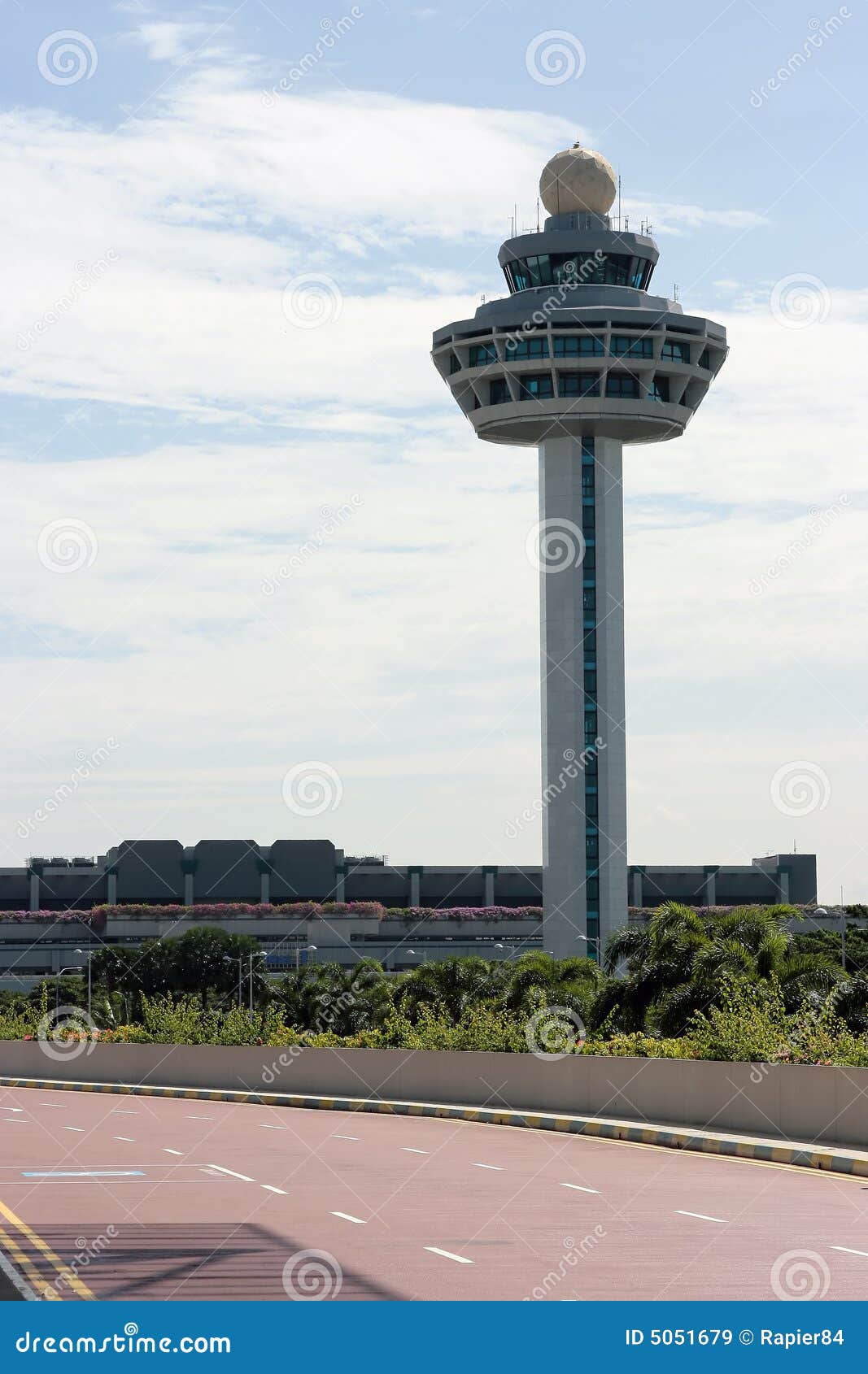 Changi Airport Control Tower Stock Image - Image of airplane, tower ...