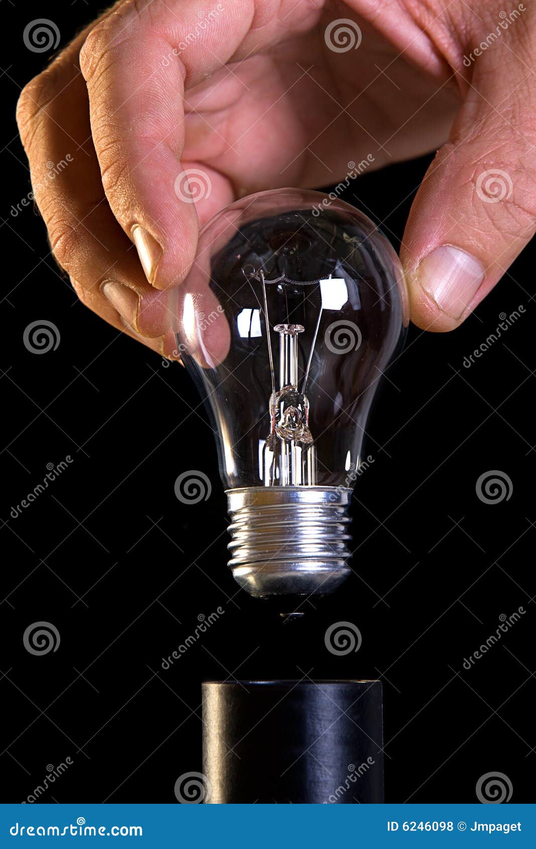 Changing Bulb stock photo. Image of housework, practical - 6246098