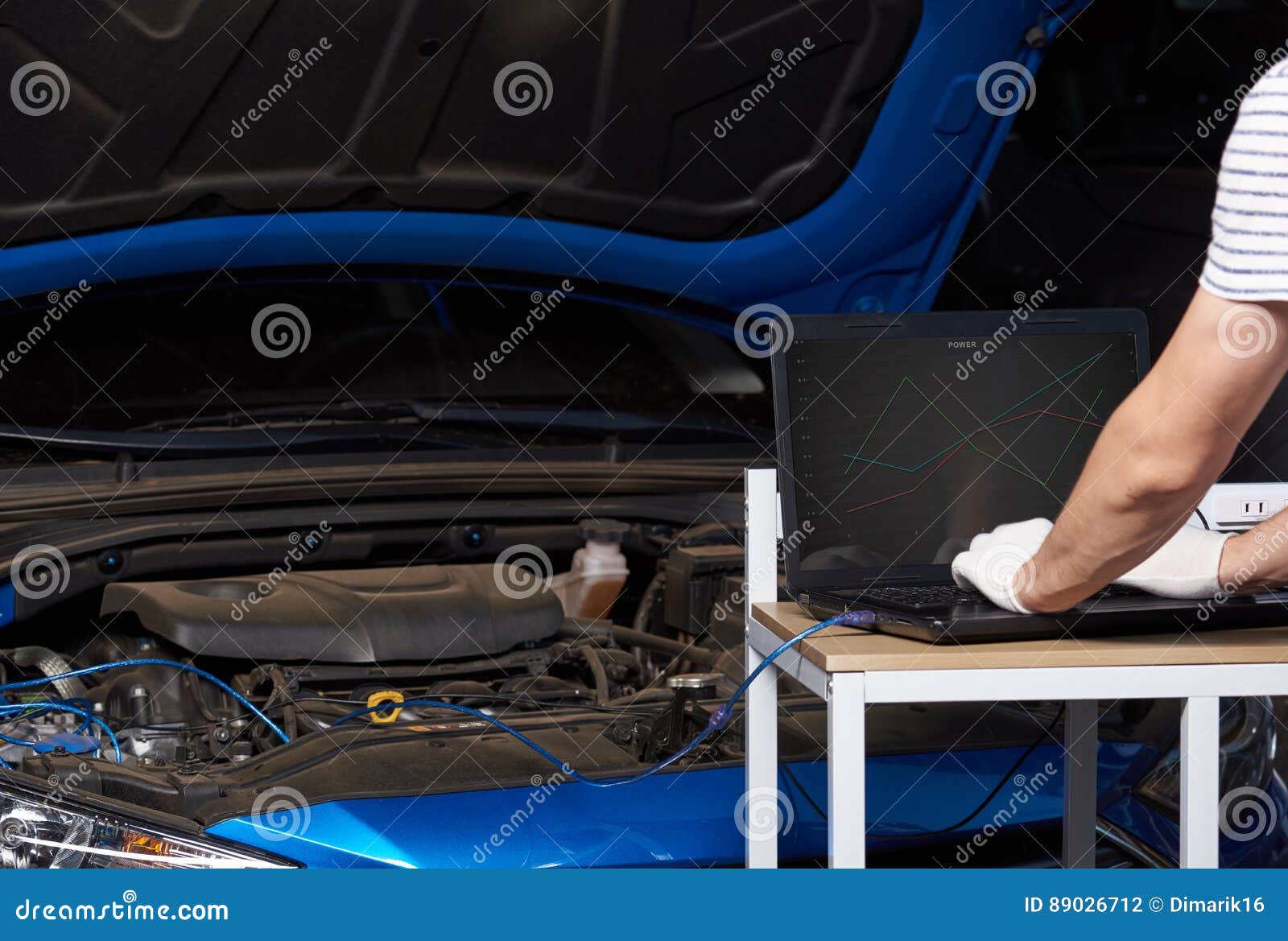 Changing car setting stock photo. Image of check, mechanic - 89026712