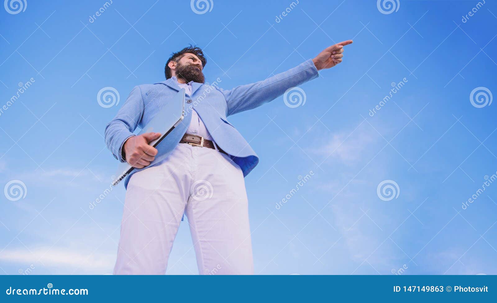 Changing Course. Looking for Opportunities and New Chances. Man Formal ...