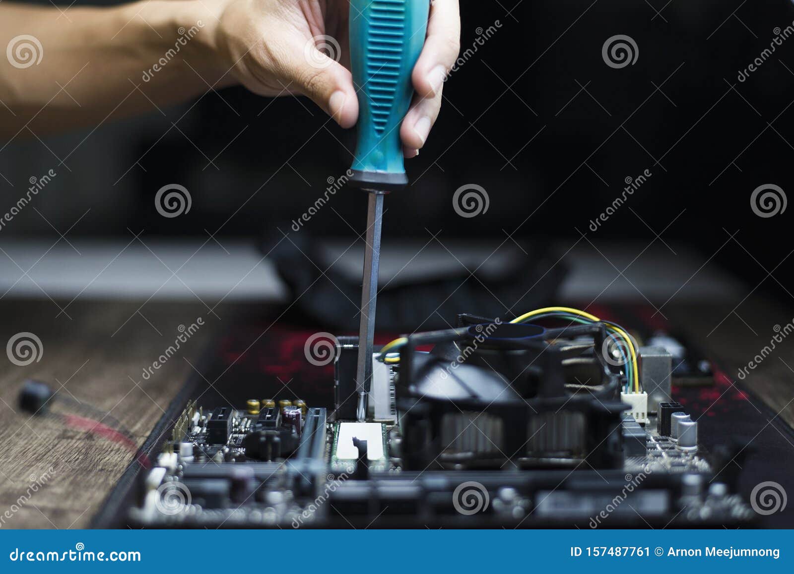 Changing Devices To Increase Computer Performance Stock Image - Image ...