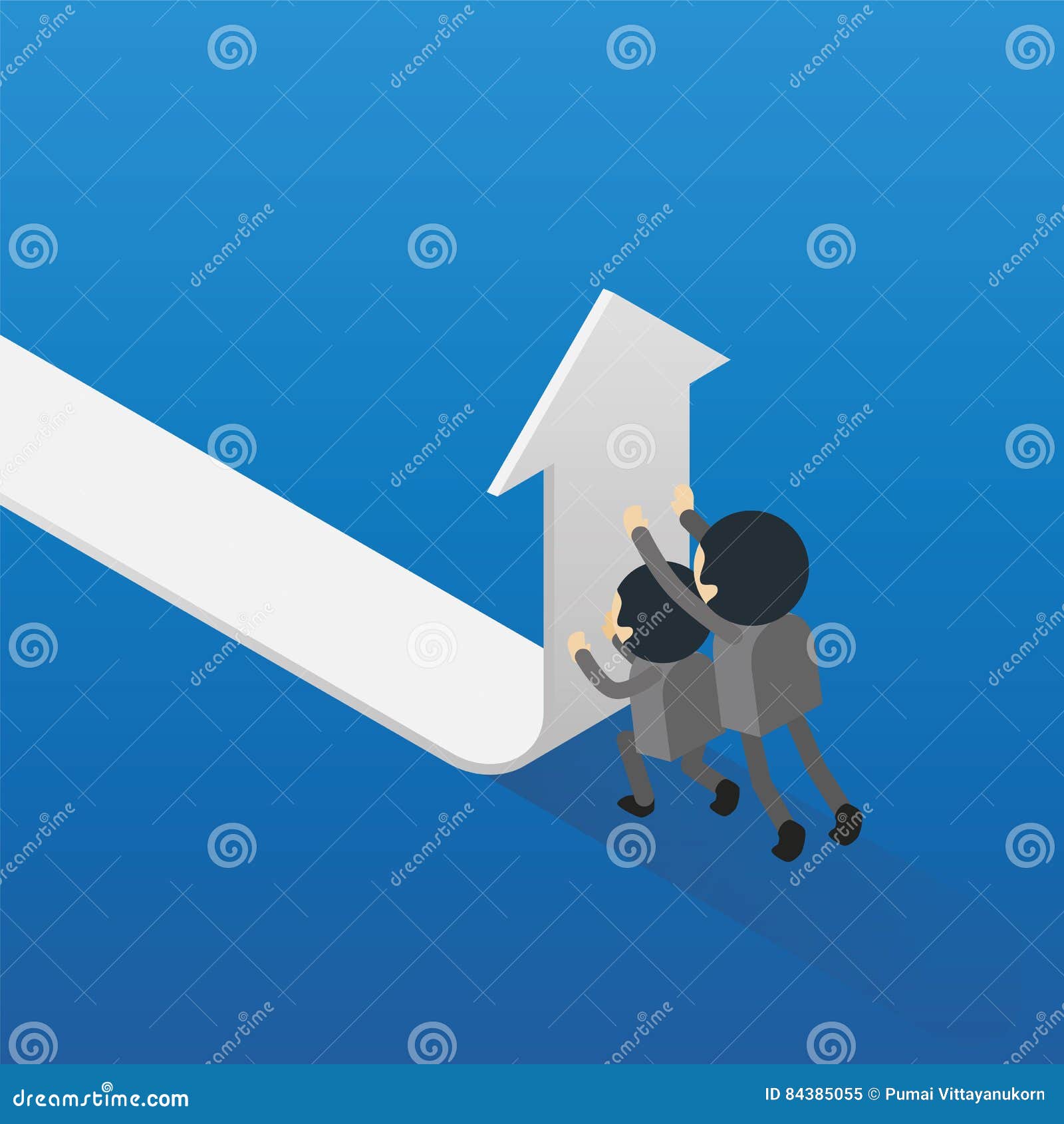Changing direction stock vector. Illustration of corporate - 84385055