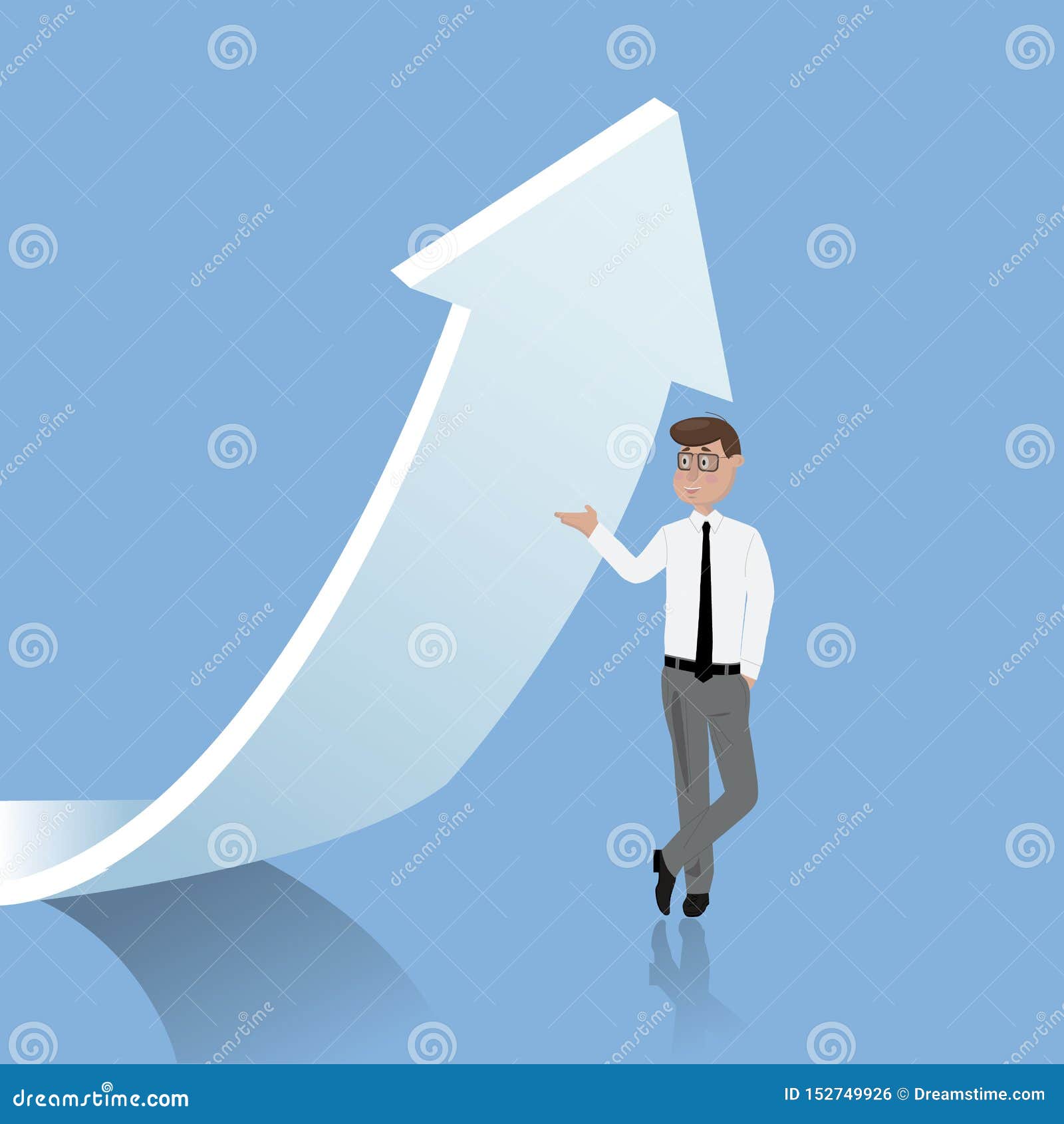 Changing Direction. Business Concept Vector Illustration Stock Vector ...