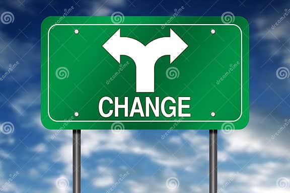 Changing direction sign stock illustration. Illustration of arrows ...