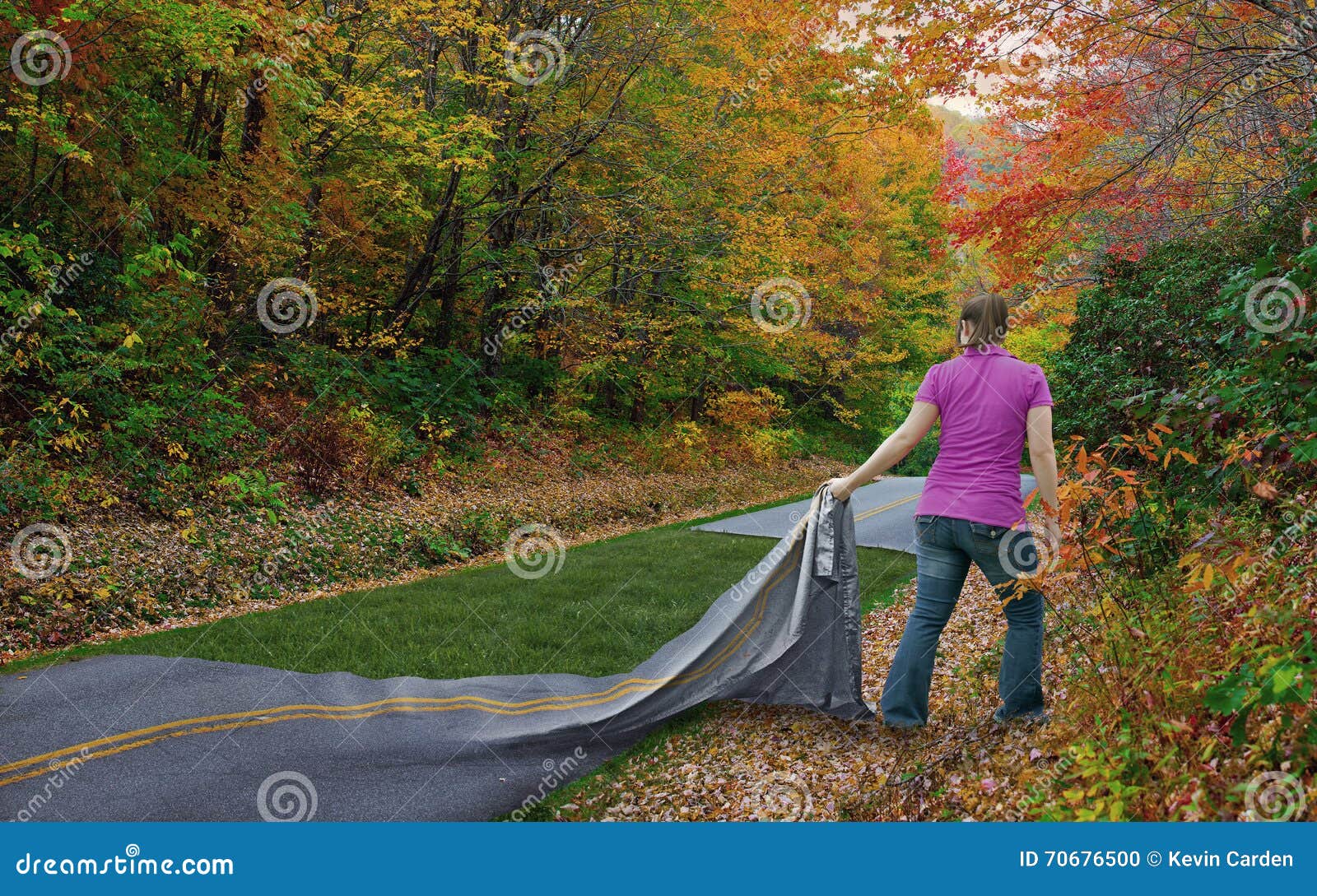 Changing direction stock photo. Image of woman, concept - 70676500