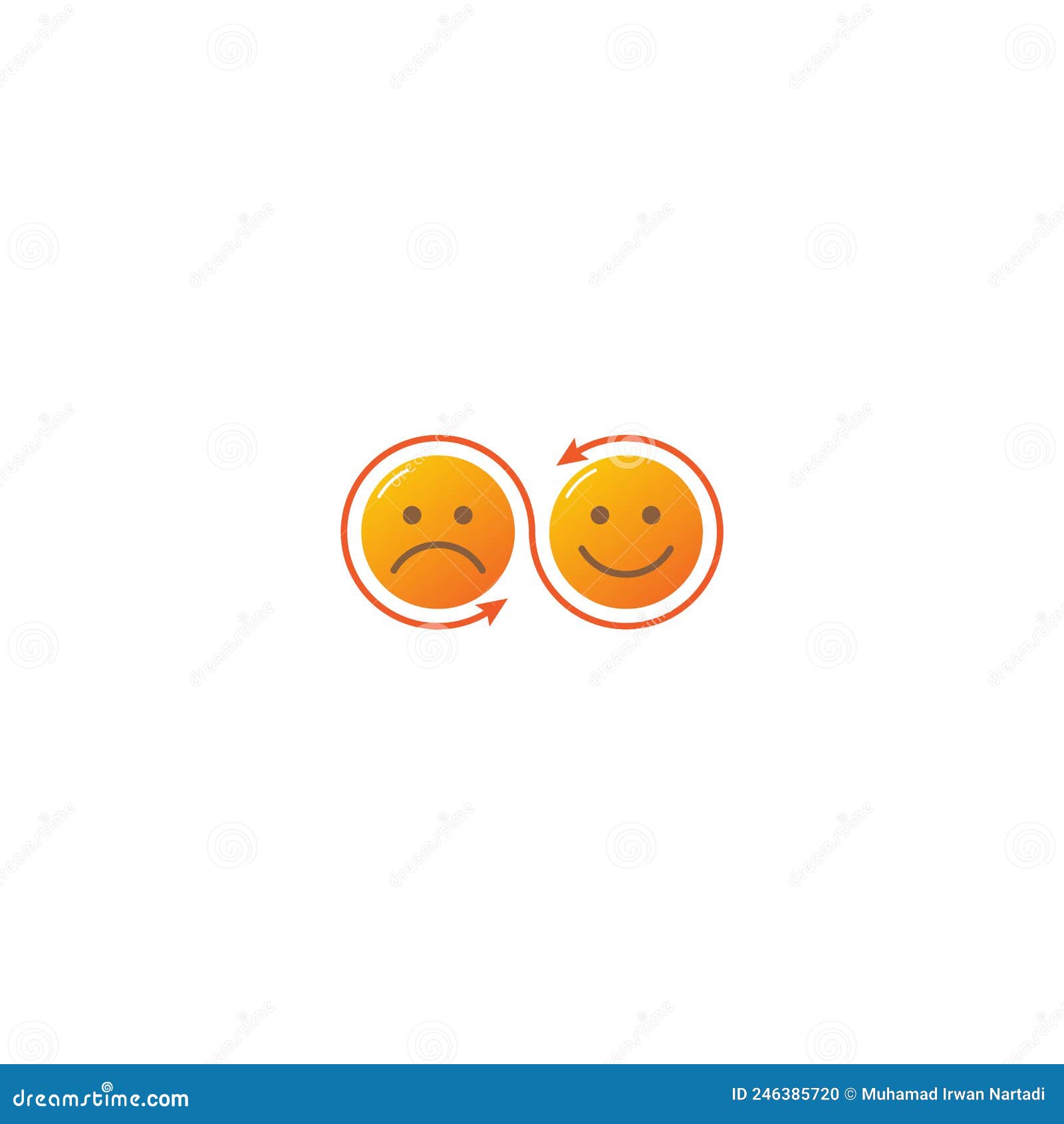 Changing Emotions, Moody, Mood Booster. Vector Icon Template Stock ...