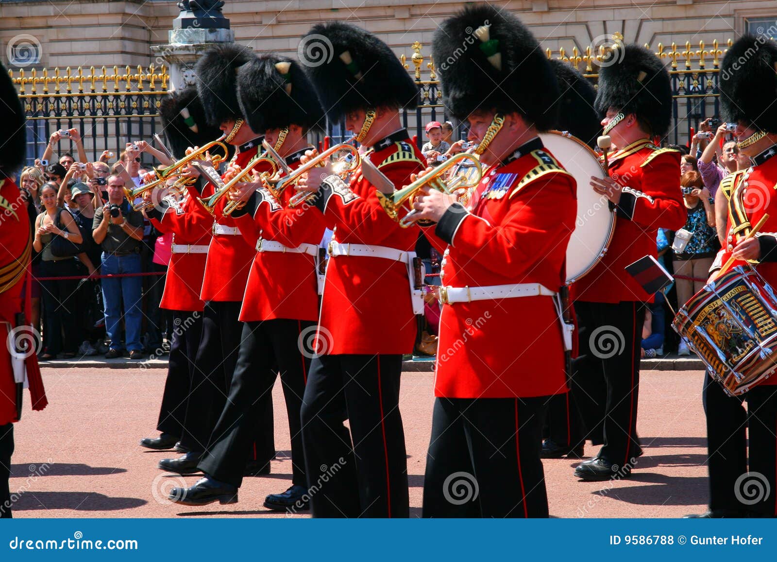 Changing of the guard editorial stock photo. Image of band - 9586788