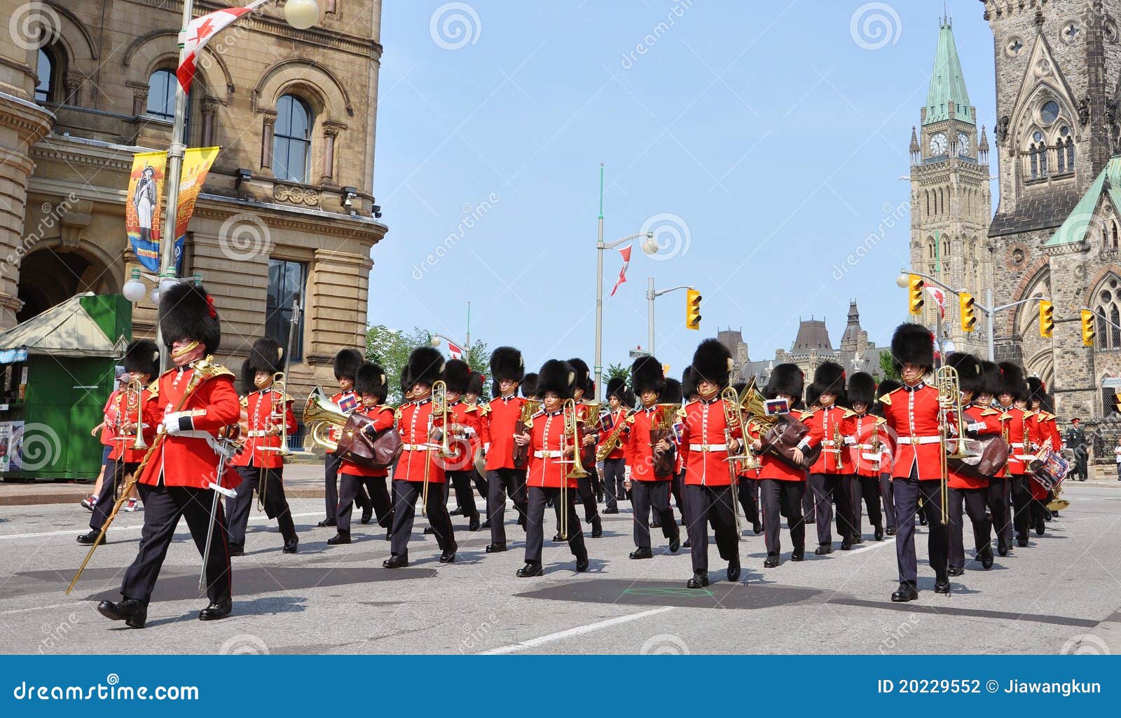 Changing of Guard in Parliament Hill, Ottawa Editorial Photography ...