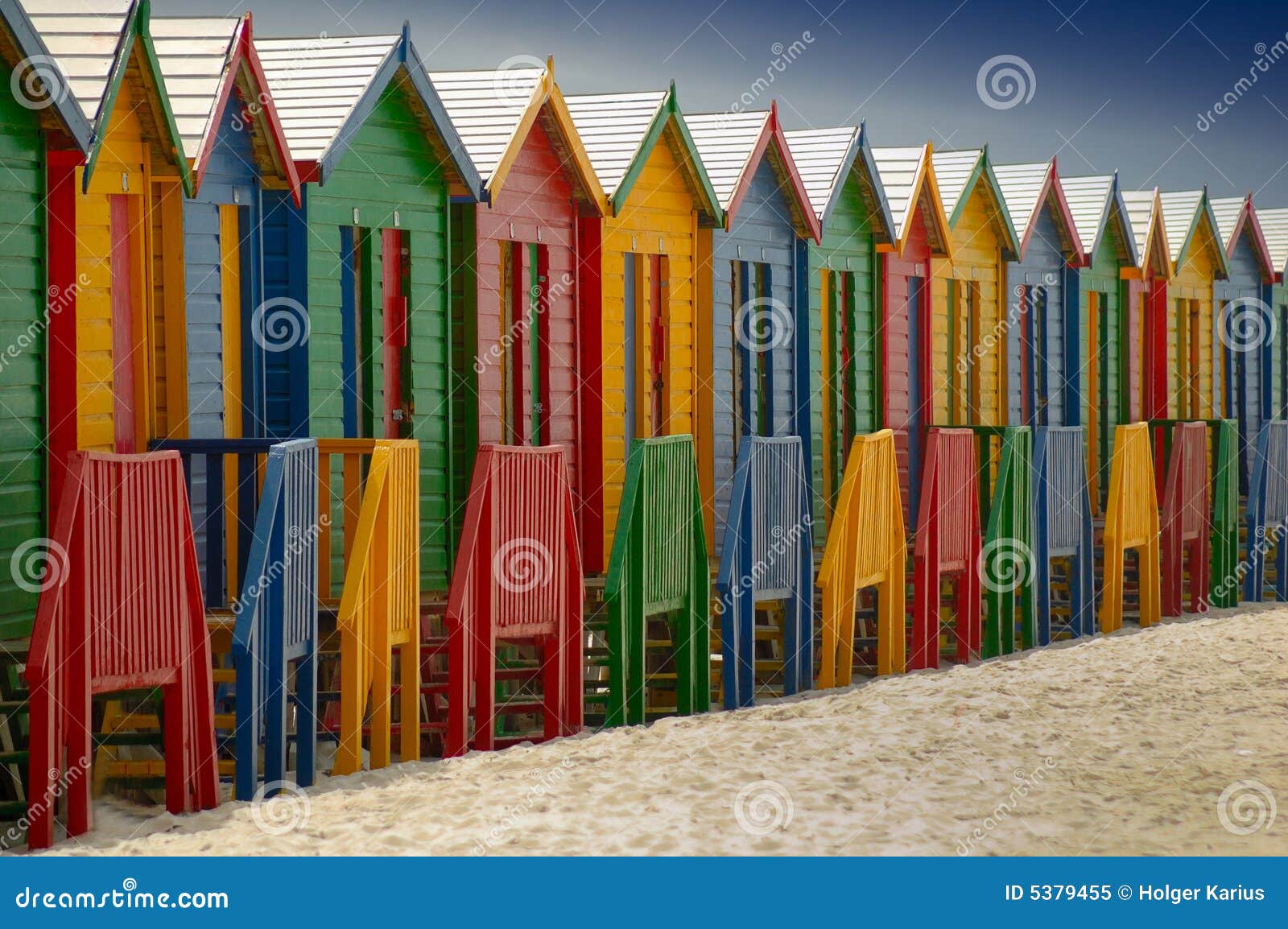 Changing Huts at Muizenberg Stock Image - Image of colors, muizenberg ...