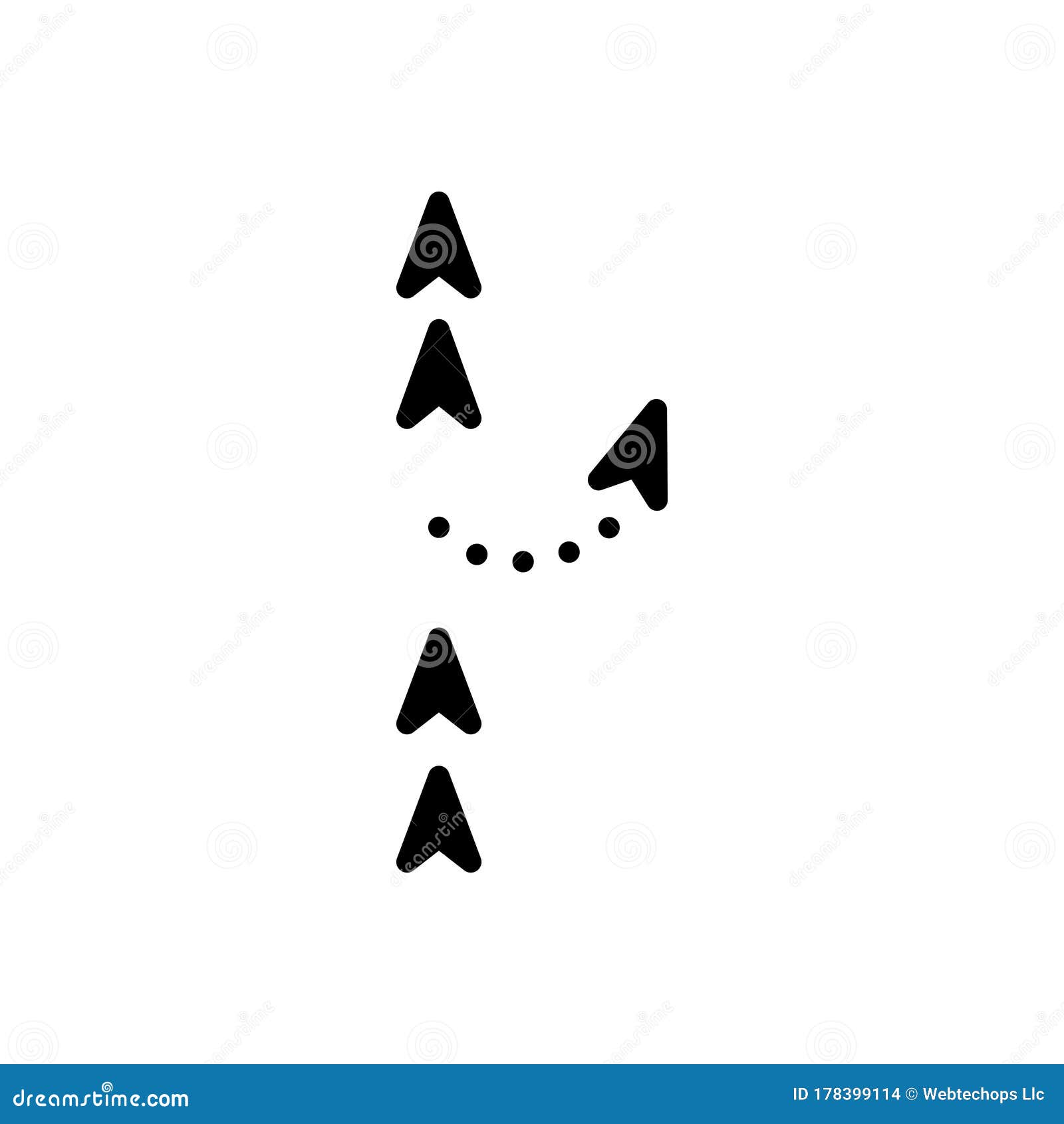 Black Solid Icon for Changing, Transshipment and Different Stock Vector ...