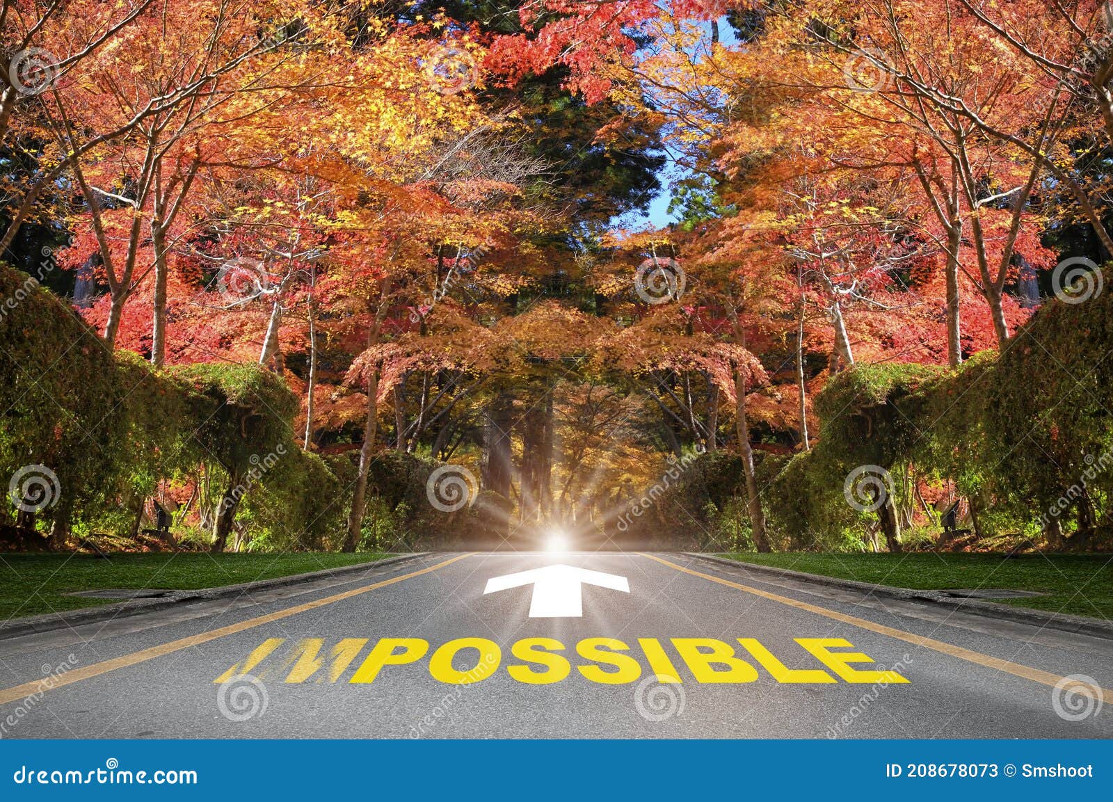 Possible Concept and Keep Trying Forward Idea Stock Image - Image of ...