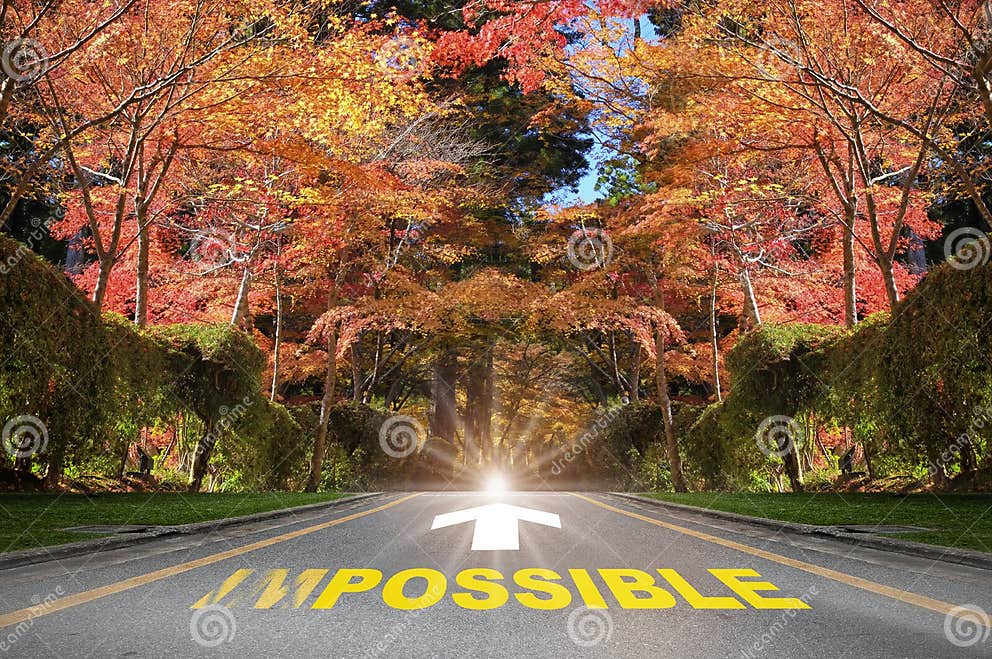 Possible Concept and Keep Trying Forward Idea Stock Image - Image of ...