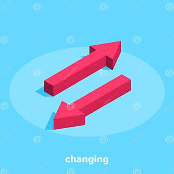 Changing stock vector. Illustration of abstract, symbol - 204046795