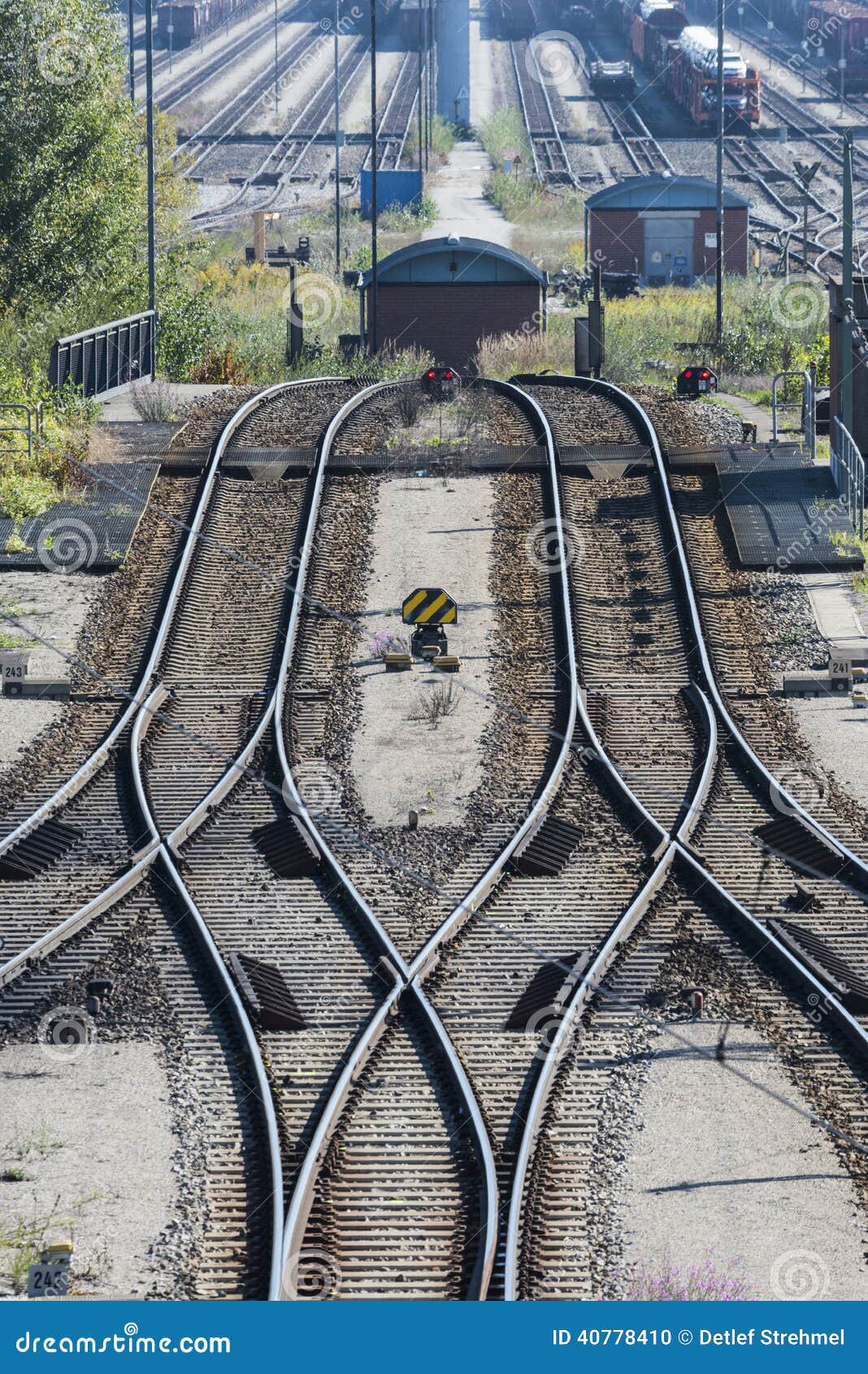 Changing the points stock photo. Image of rack, points - 40778410