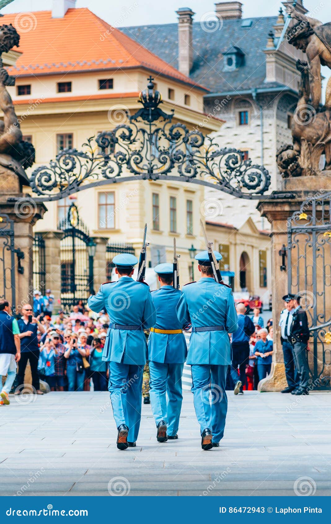 Changing of the at Prague Castle Guard in Prague Editorial Stock Photo ...