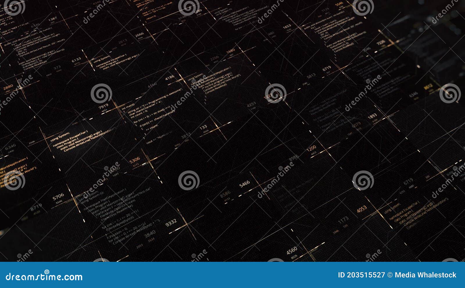 Changing Program Codes in Matrix. Animation. Source Codes in Software Cell of Matrix Stock Video ...