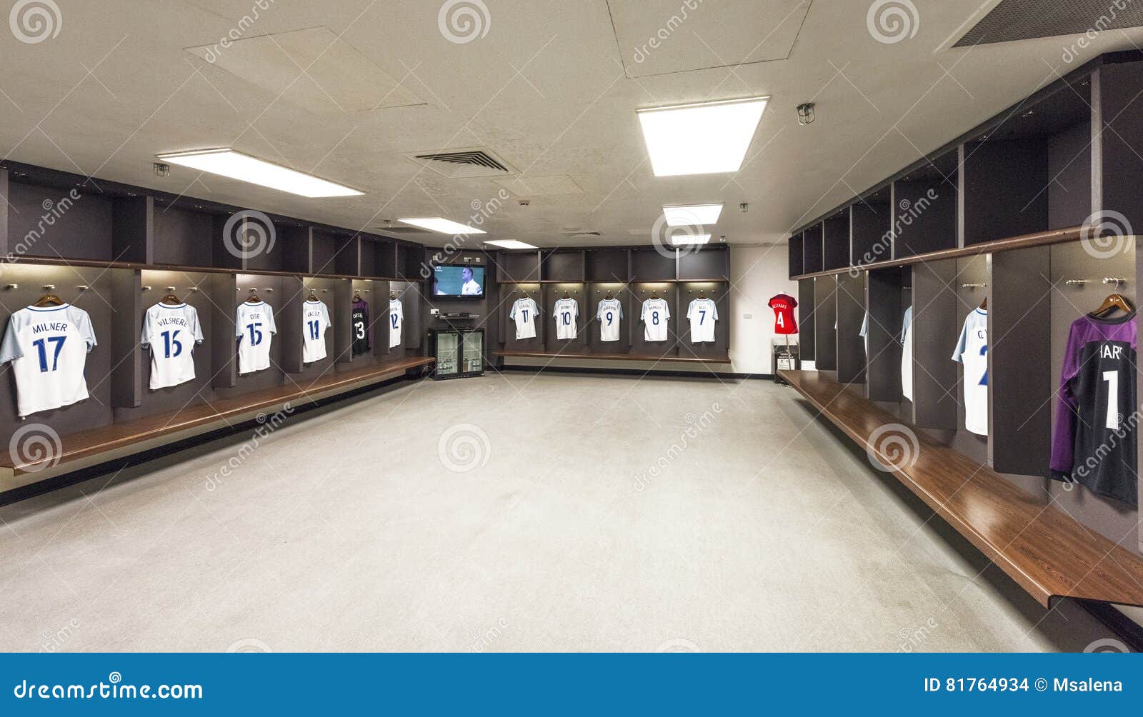 In the changing room editorial stock image. Image of stadium - 81764934