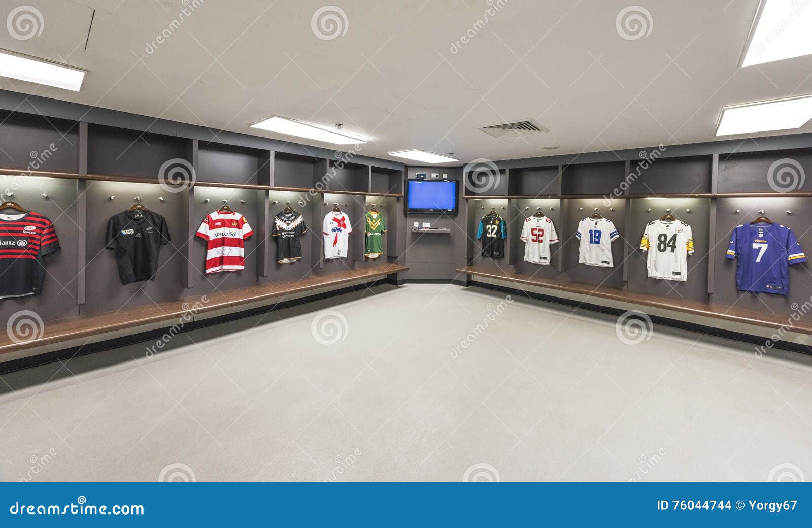 Changing Room At Alianz Arena In Vienna Editorial Image | CartoonDealer ...