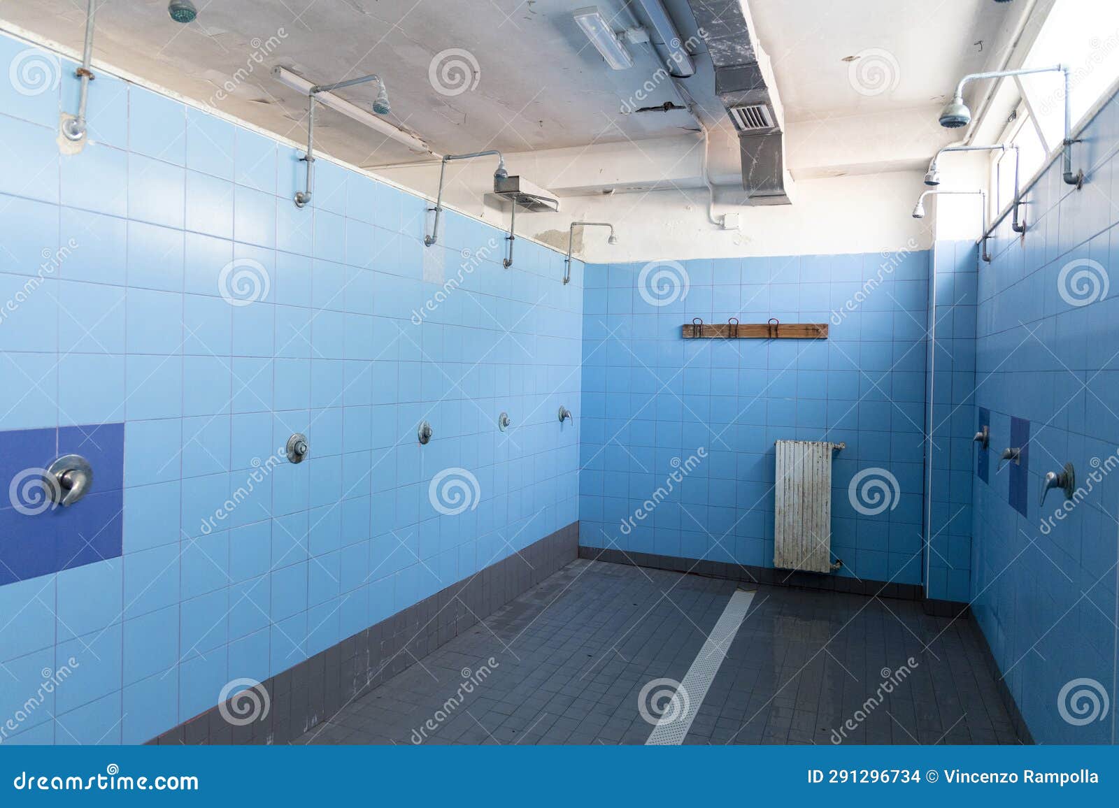 Changing Rooms of a Swimming Pool Stock Photo - Image of building ...