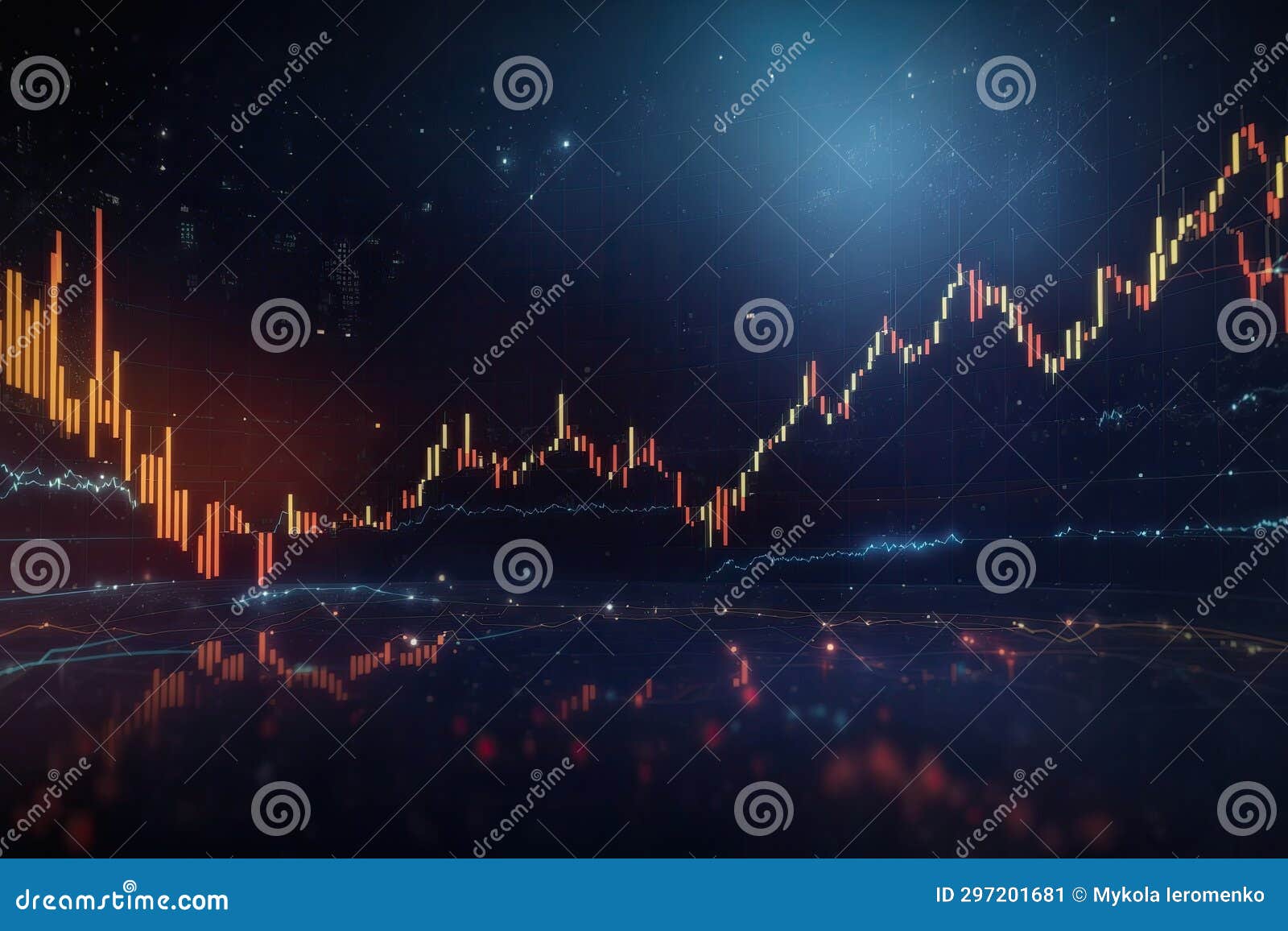 Changing Schedule of Financial Indicators. Stock Illustration ...