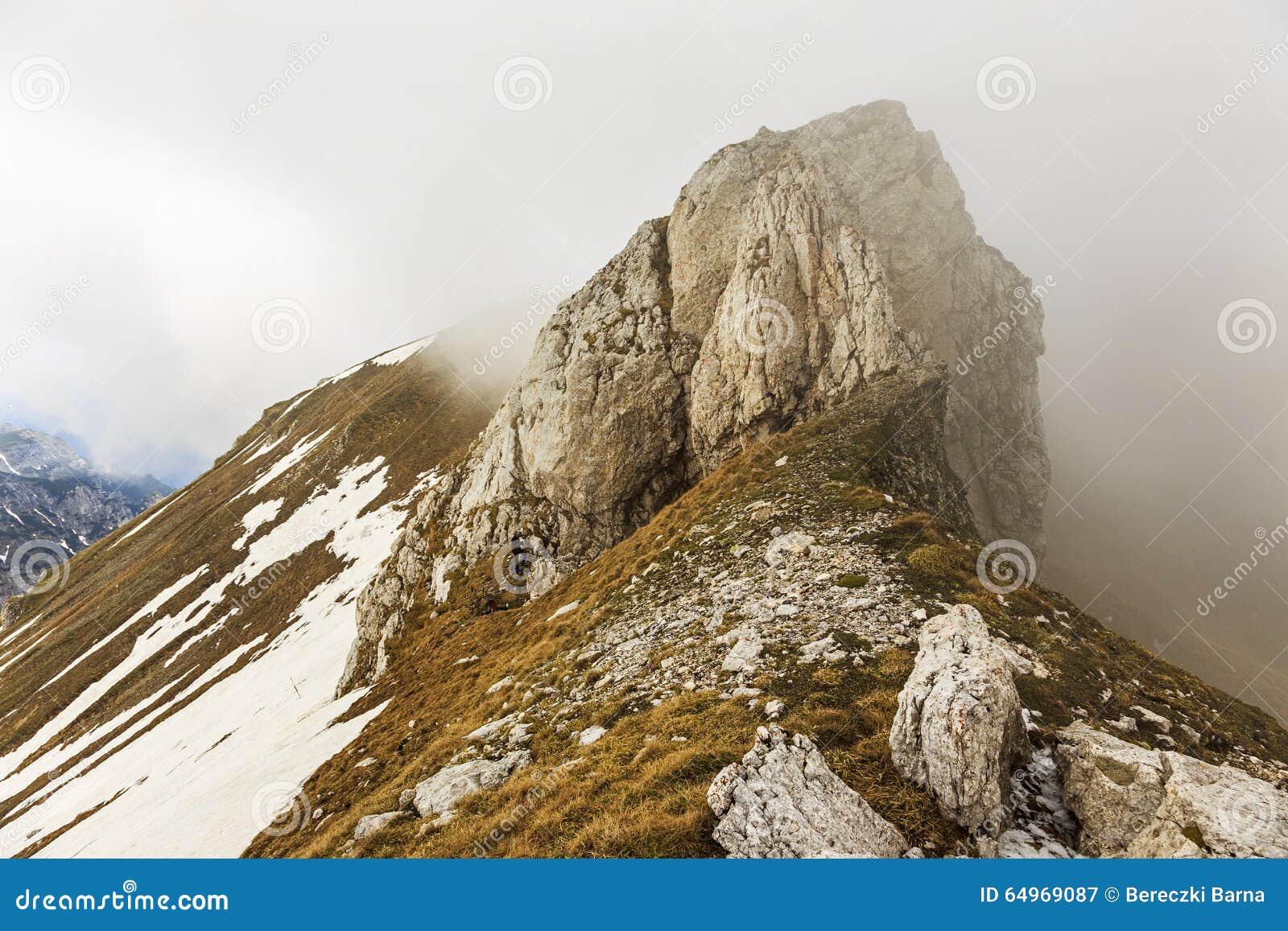 Changing Weather on the Mountains. Stock Image - Image of rocky ...