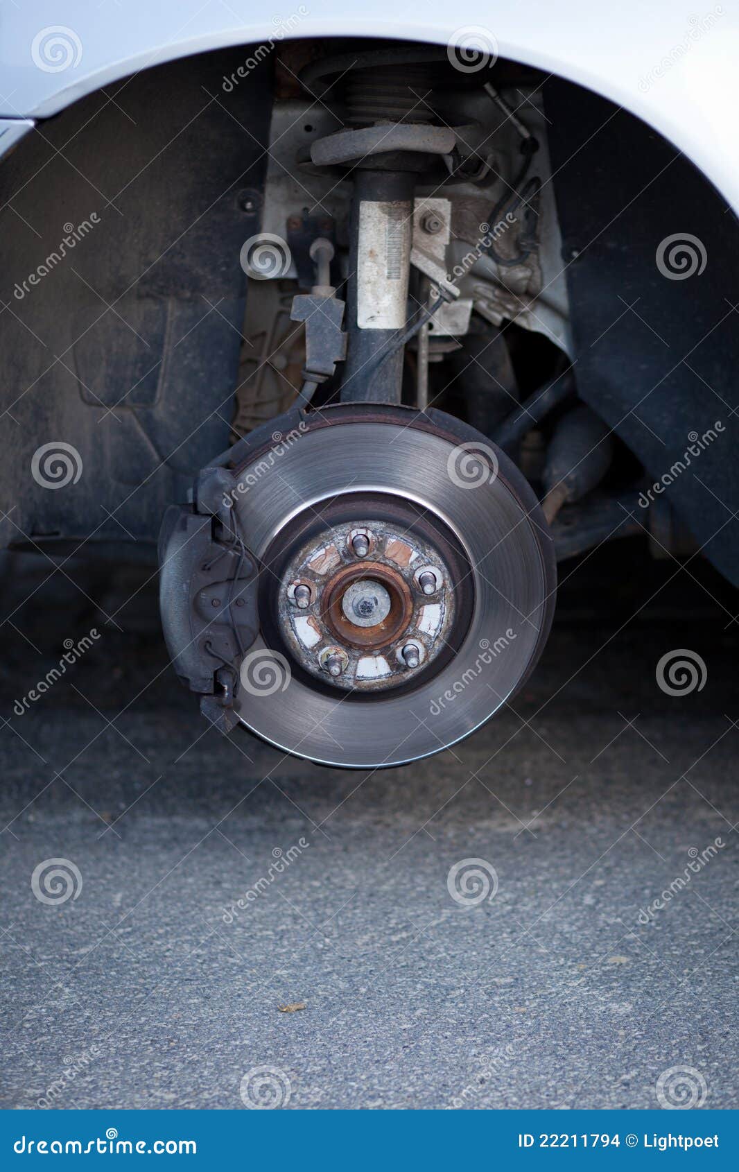 Changing a Wheel of a Modern Car Stock Photo - Image of change, fixing ...