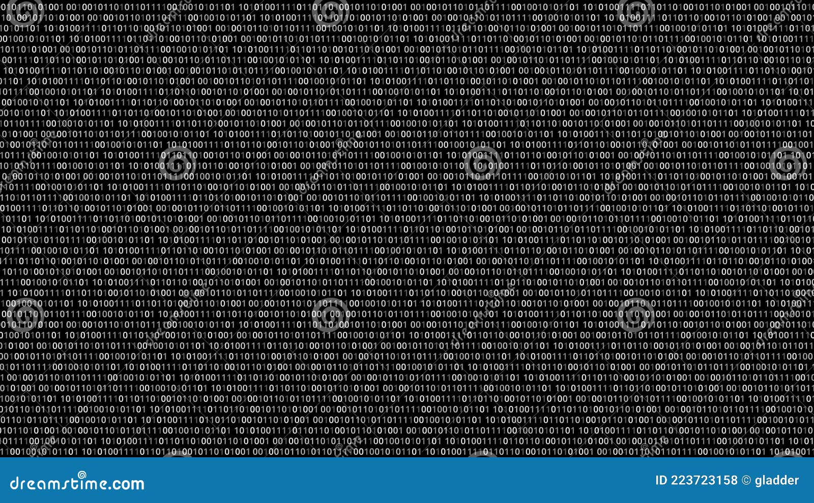 Changing White Binary Code on Black Background, 0 and 1, 4k Footage ...