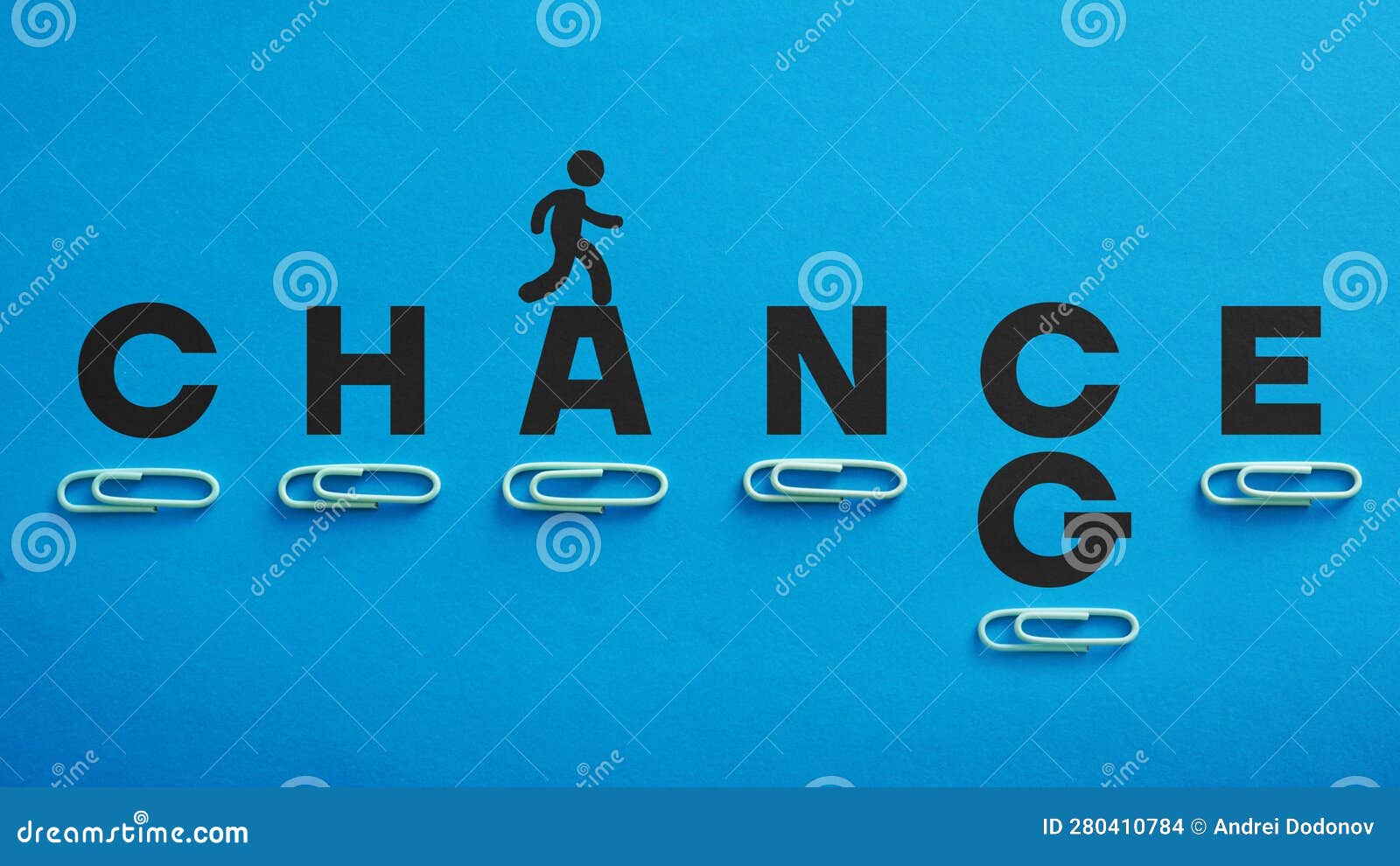 Changing the Word Change into Chance in the Conceptual Image Stock ...