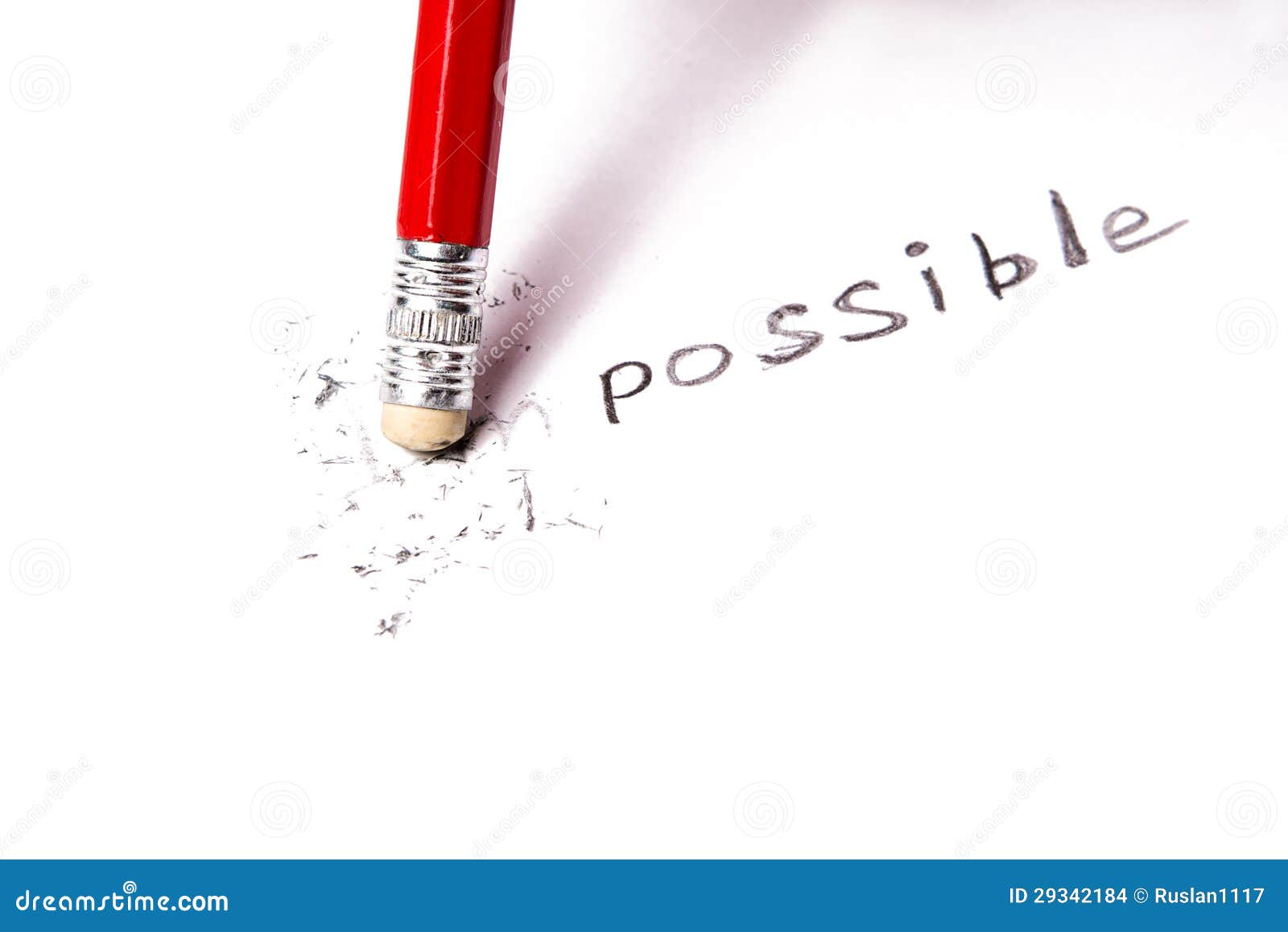 Changing the Word Impossible To Possible. Stock Photo - Image of motion ...