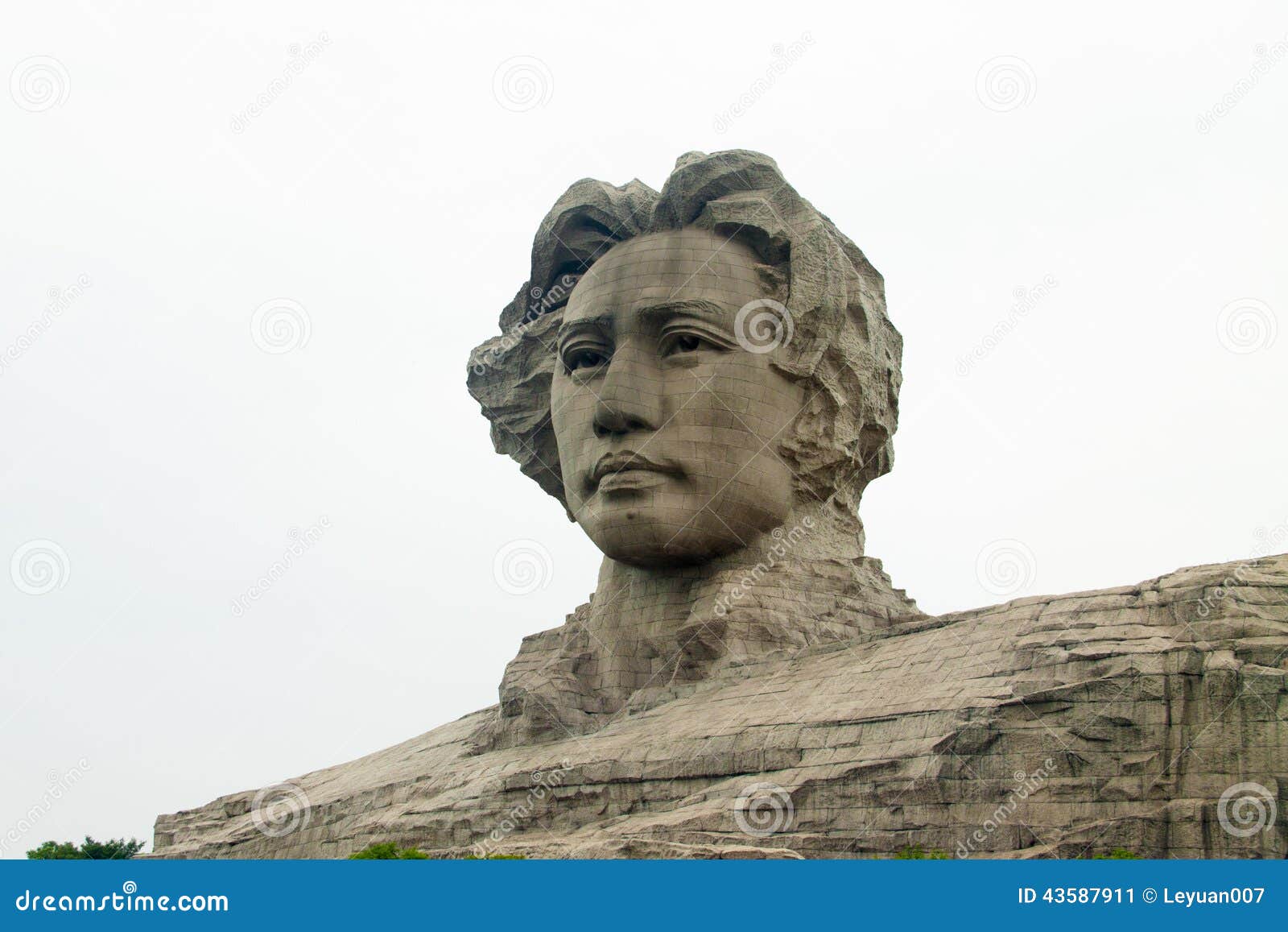 Changsha Orange Isle Young Mao Zedong Statue Stock Image - Image of ...
