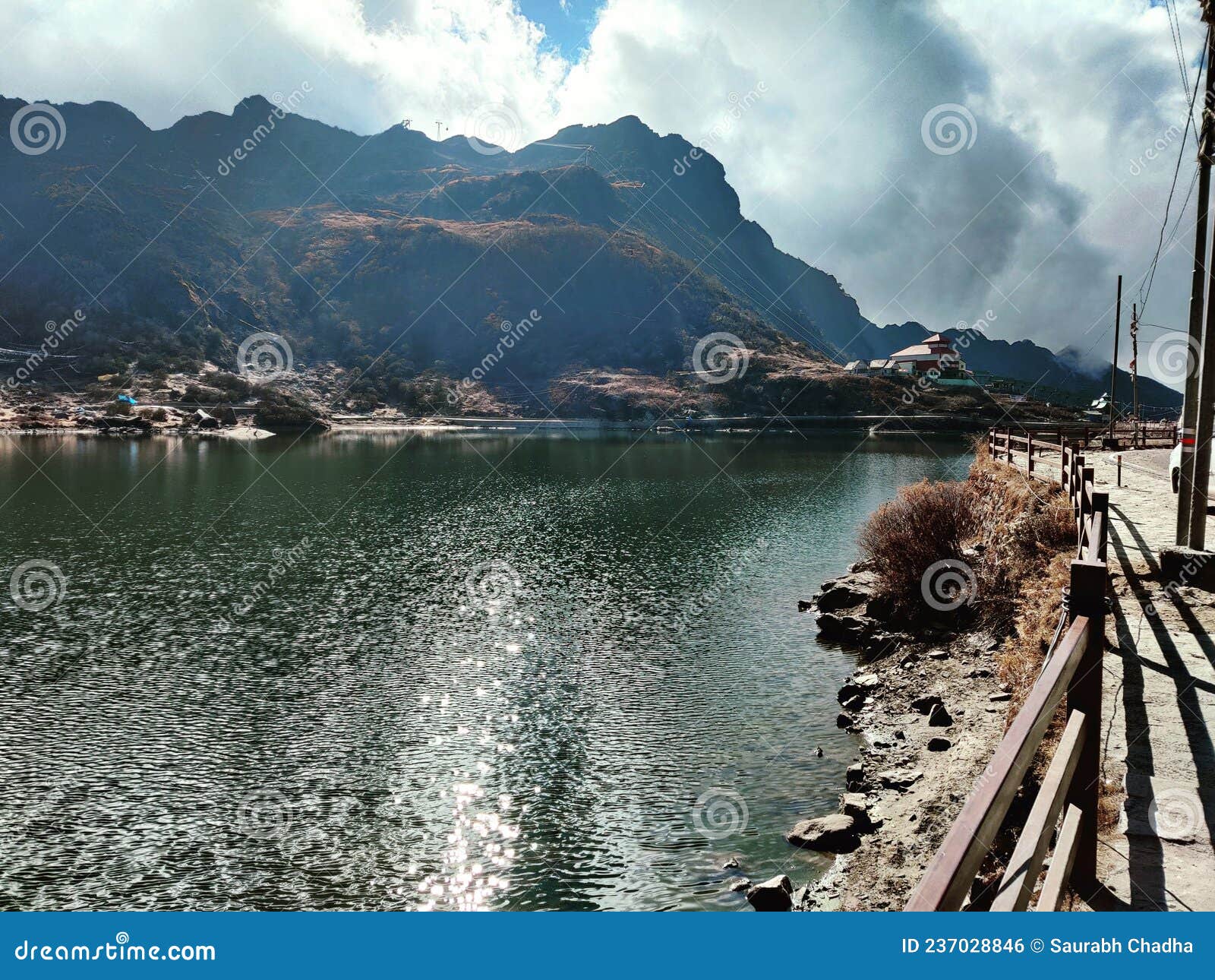 Changu Lake Tsomgo ChhoLake in Sikkim Stock Photo - Image of landscape ...