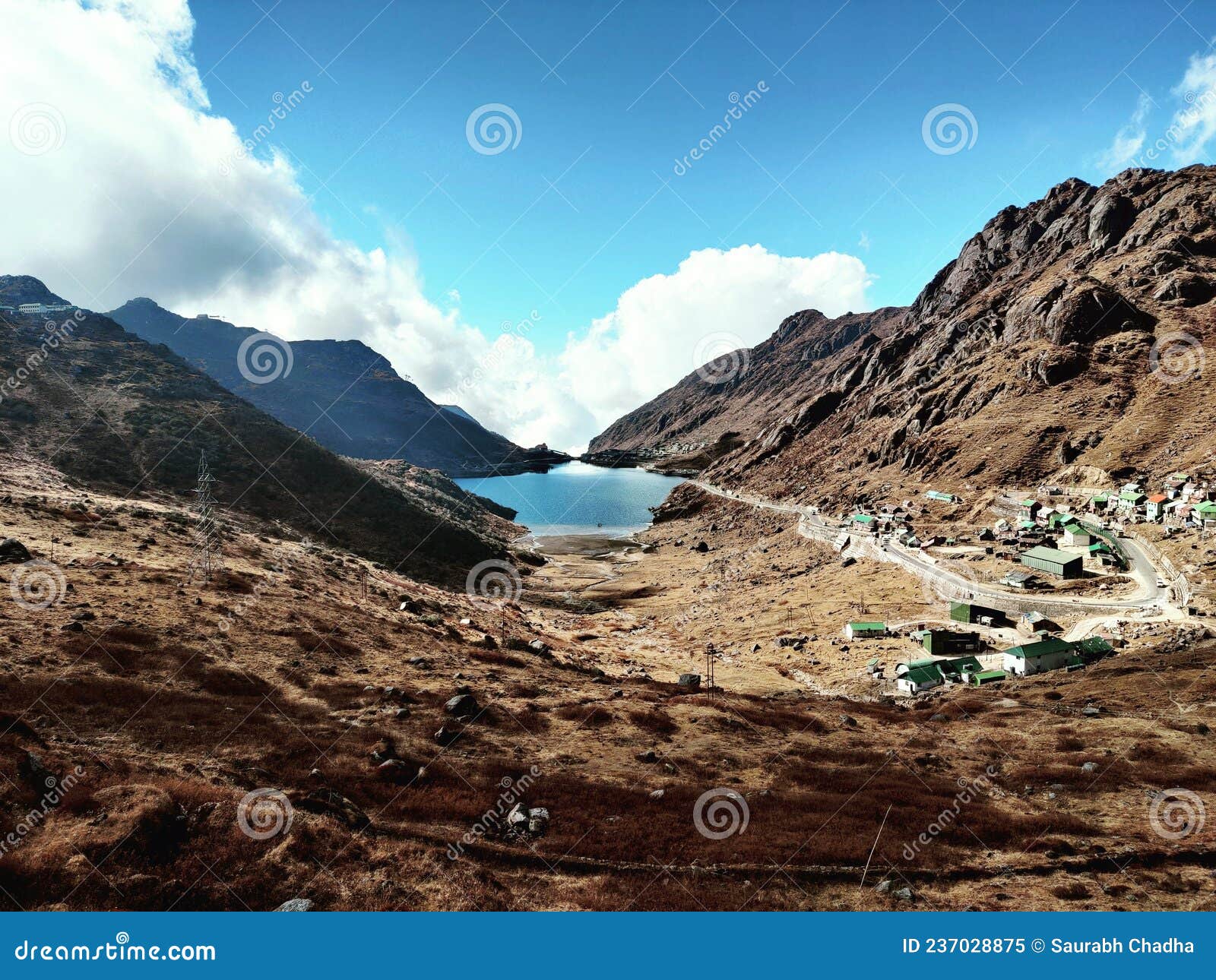 Changu Lake Tsomgo ChhoLake in Sikkim Stock Image - Image of geology ...